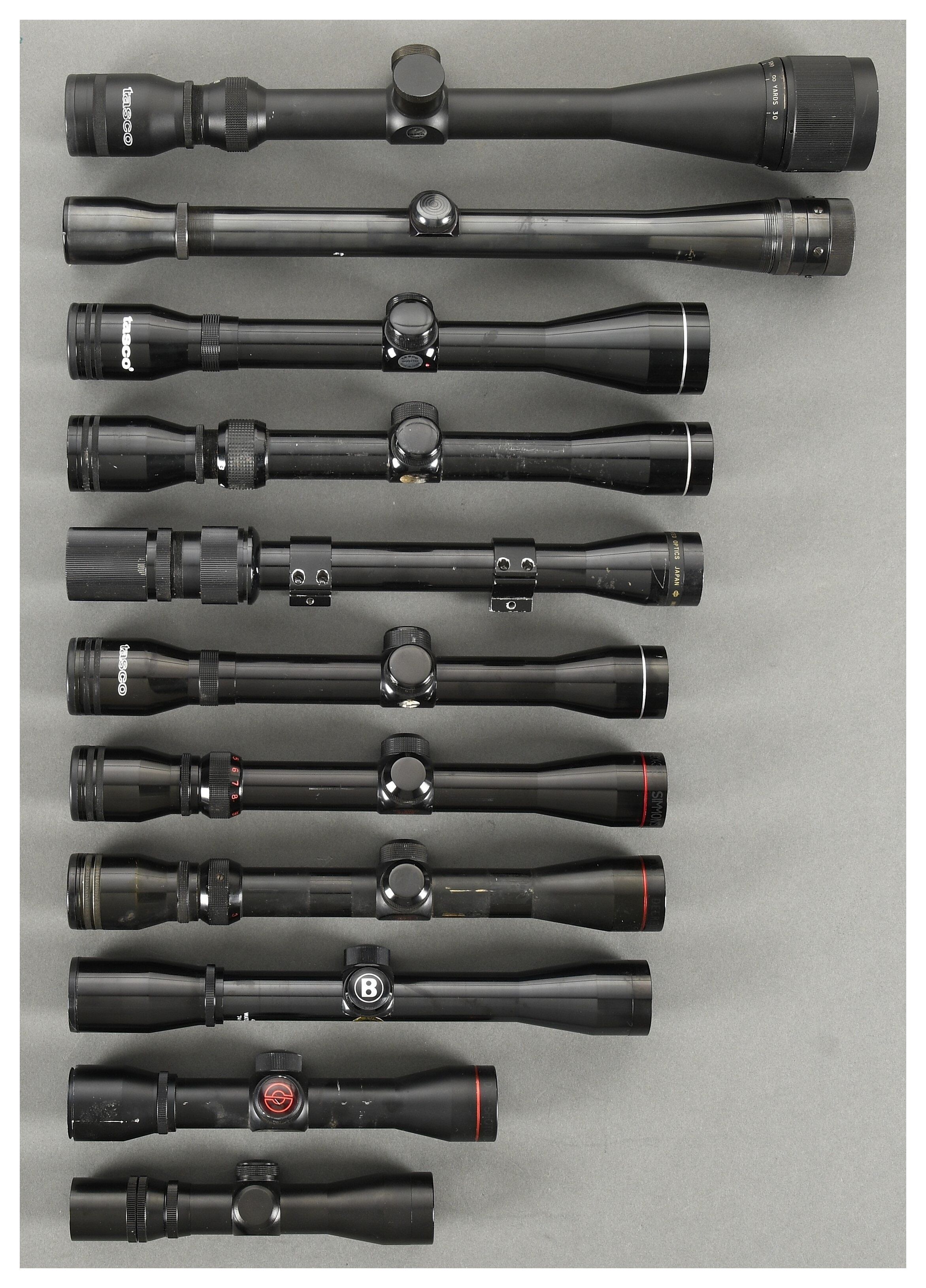 Group of Eleven Scopes | Rock Island Auction