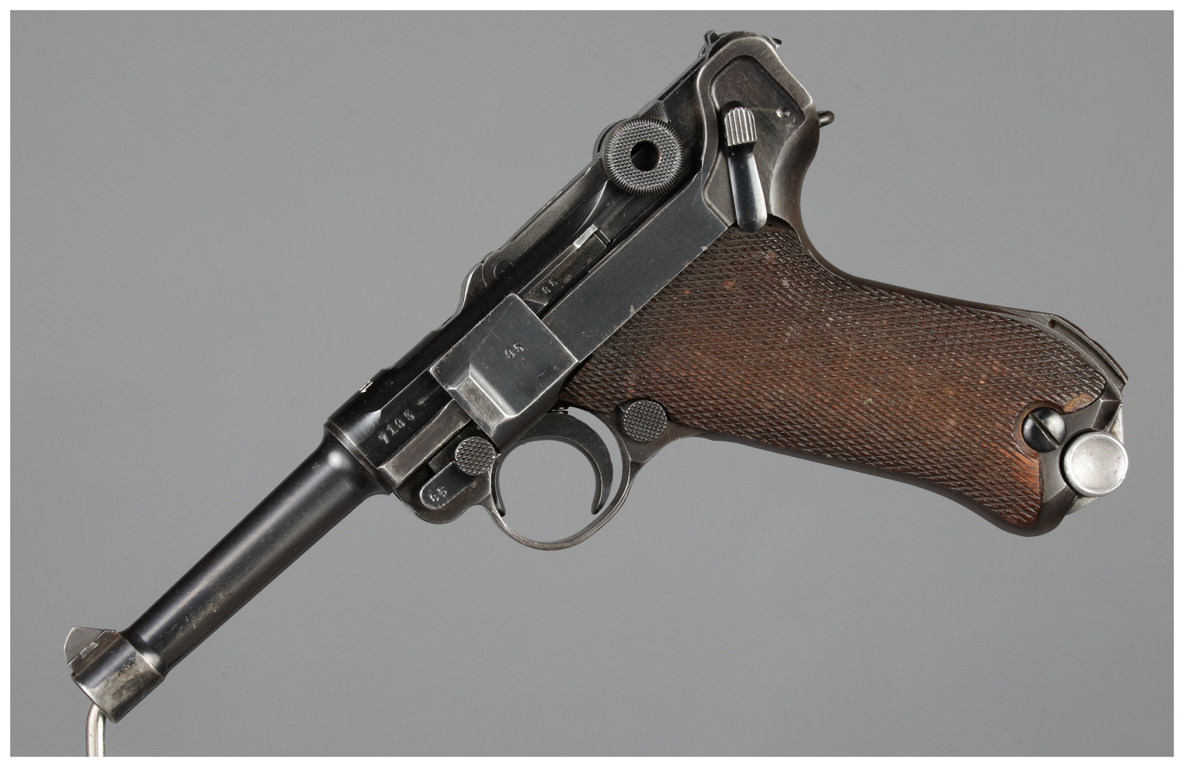 WWII German Mauser "S/42" Code "1938" Date Luger Pistol | Rock Island ...