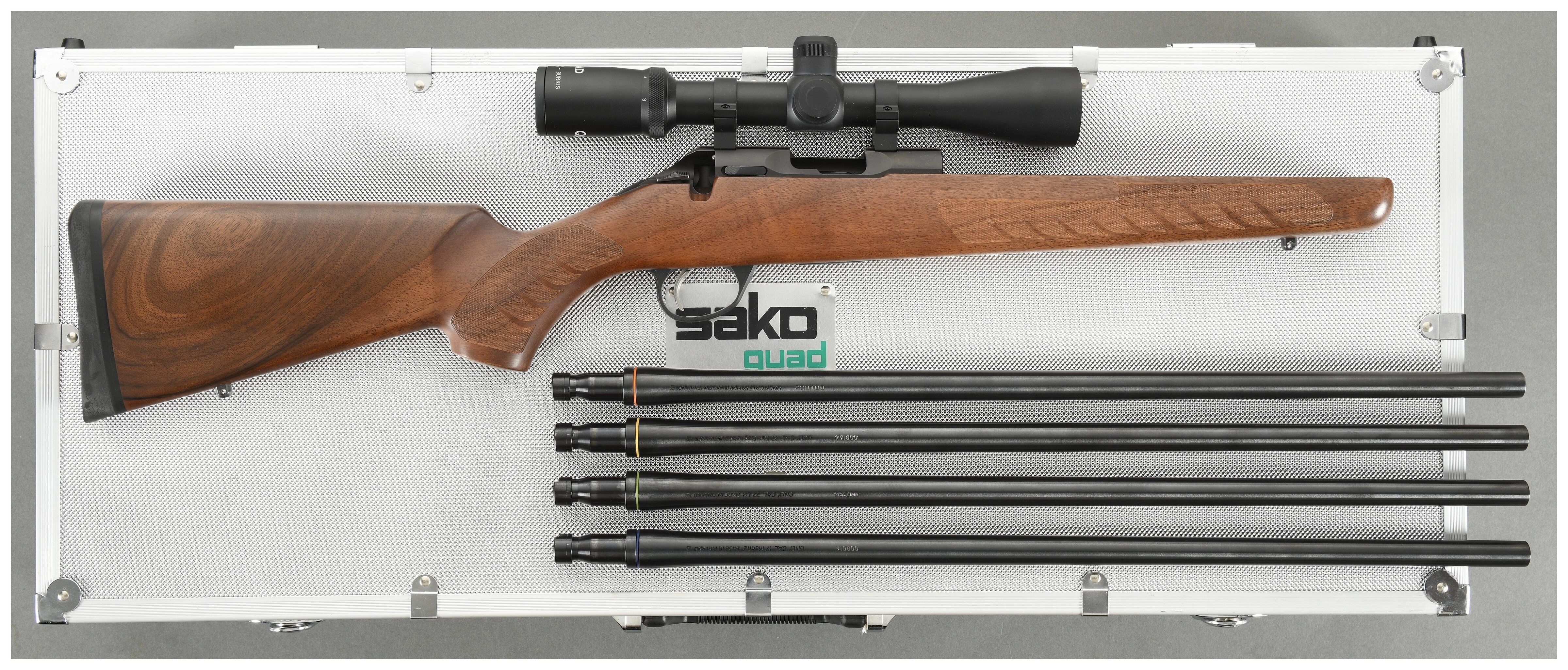 Sako Model P04R Quad Rifle Four Barrel Combo with Scope and Case | Rock ...