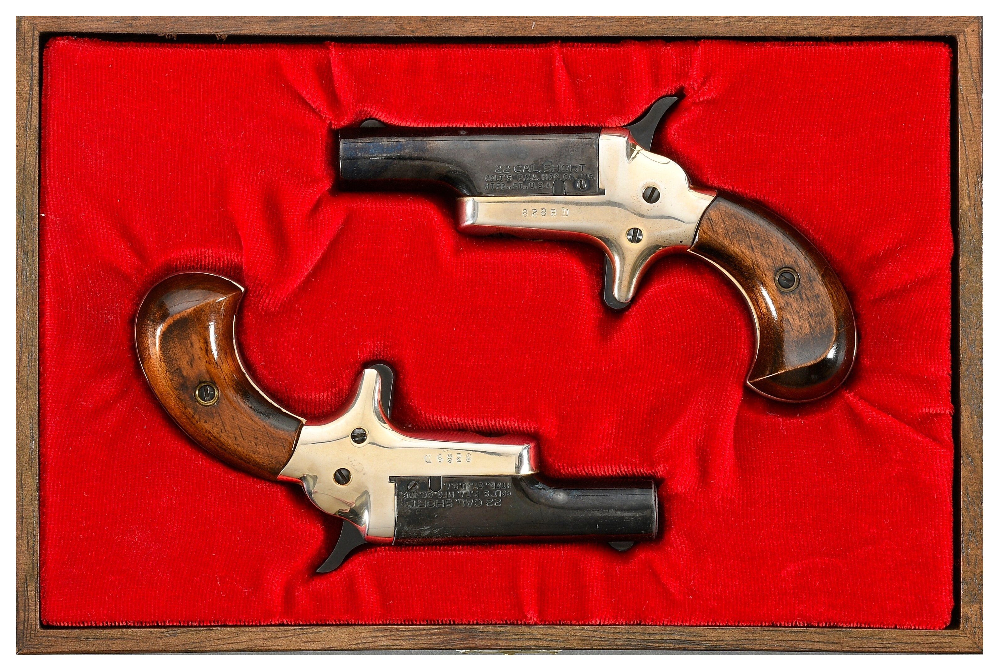 Consecutive Pair of Cased Colt No. 4 Derringers | Rock Island Auction
