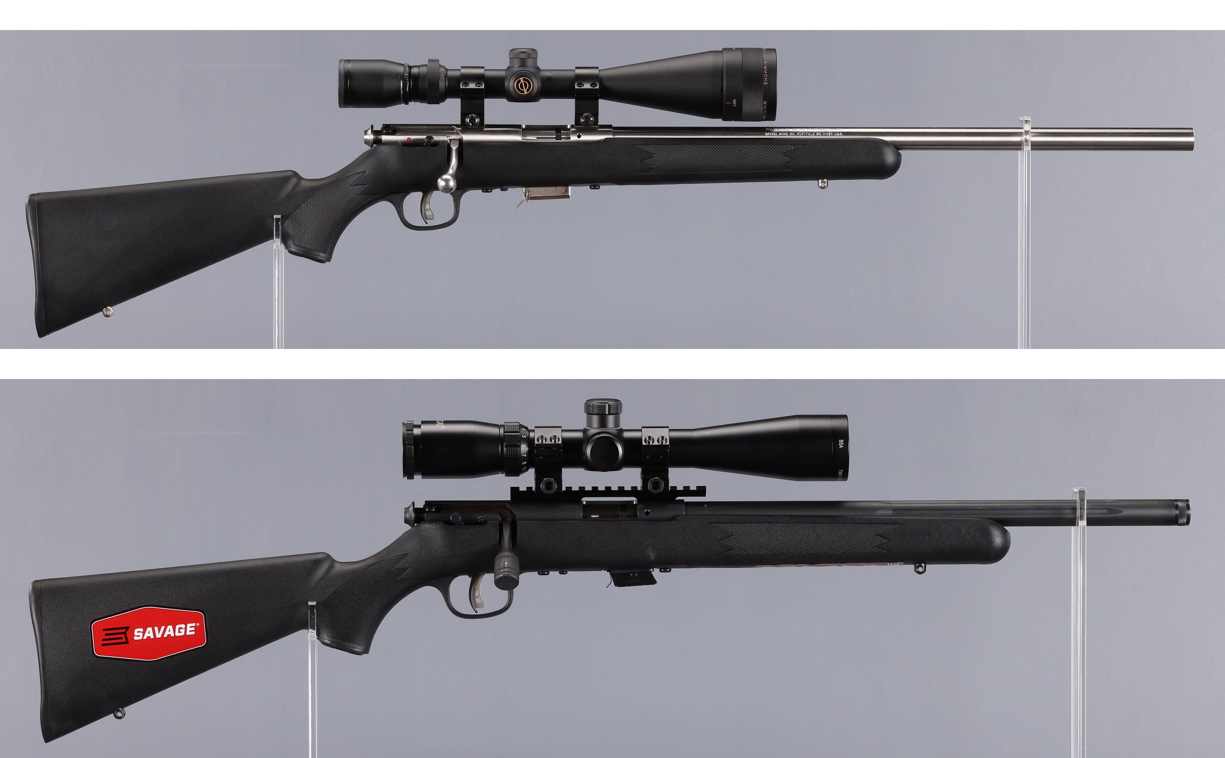 Two Savage Bolt Action Rifles | Rock Island Auction