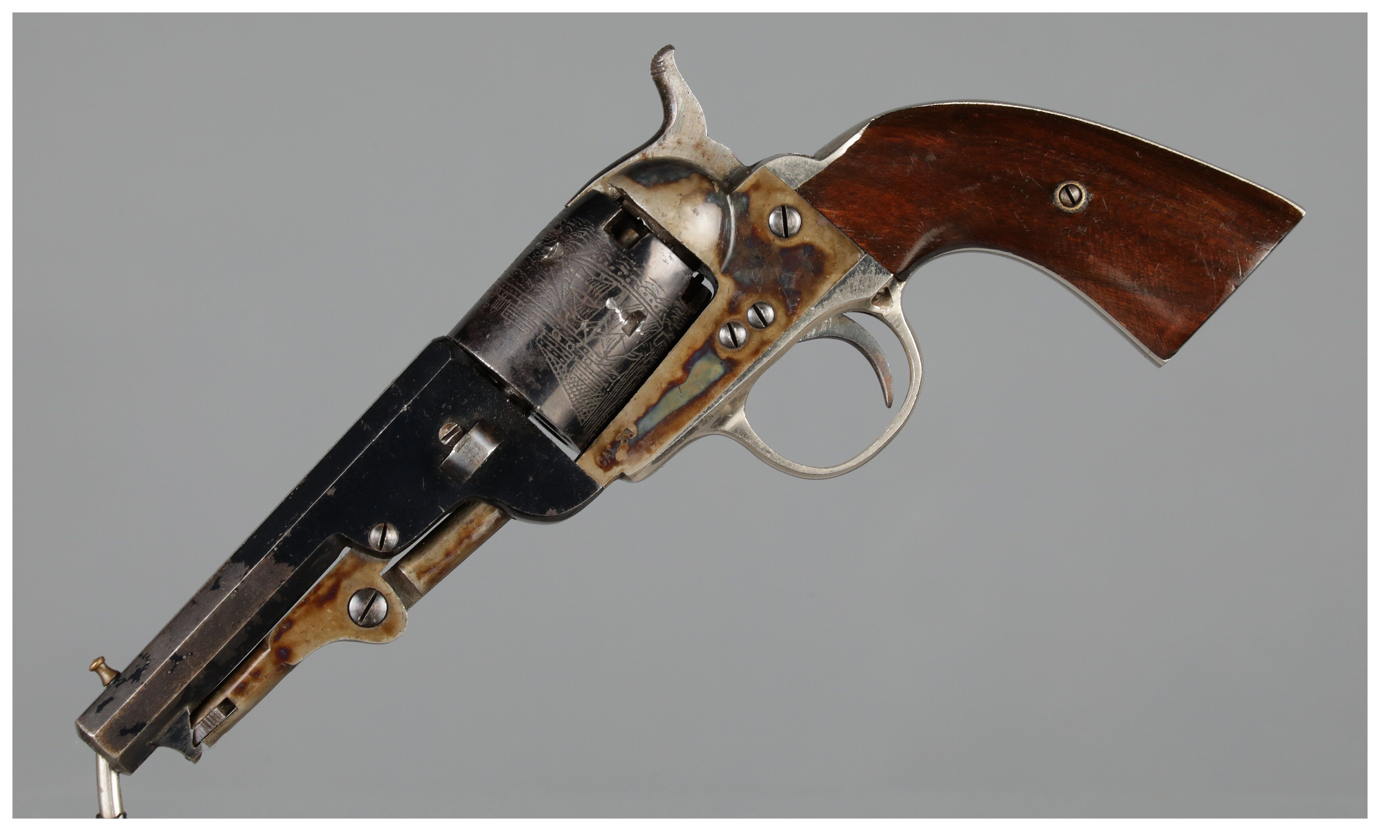 Belgian Copy of a Colt Model 1862 Pocket Navy Revolver | Rock Island ...