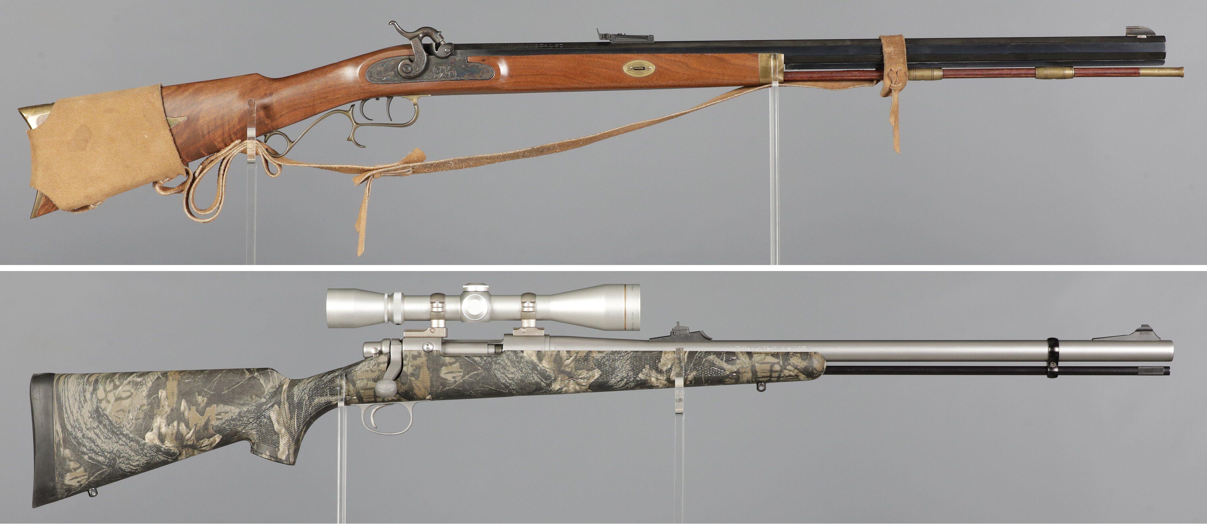 Two Contemporary Percussion Rifles | Rock Island Auction