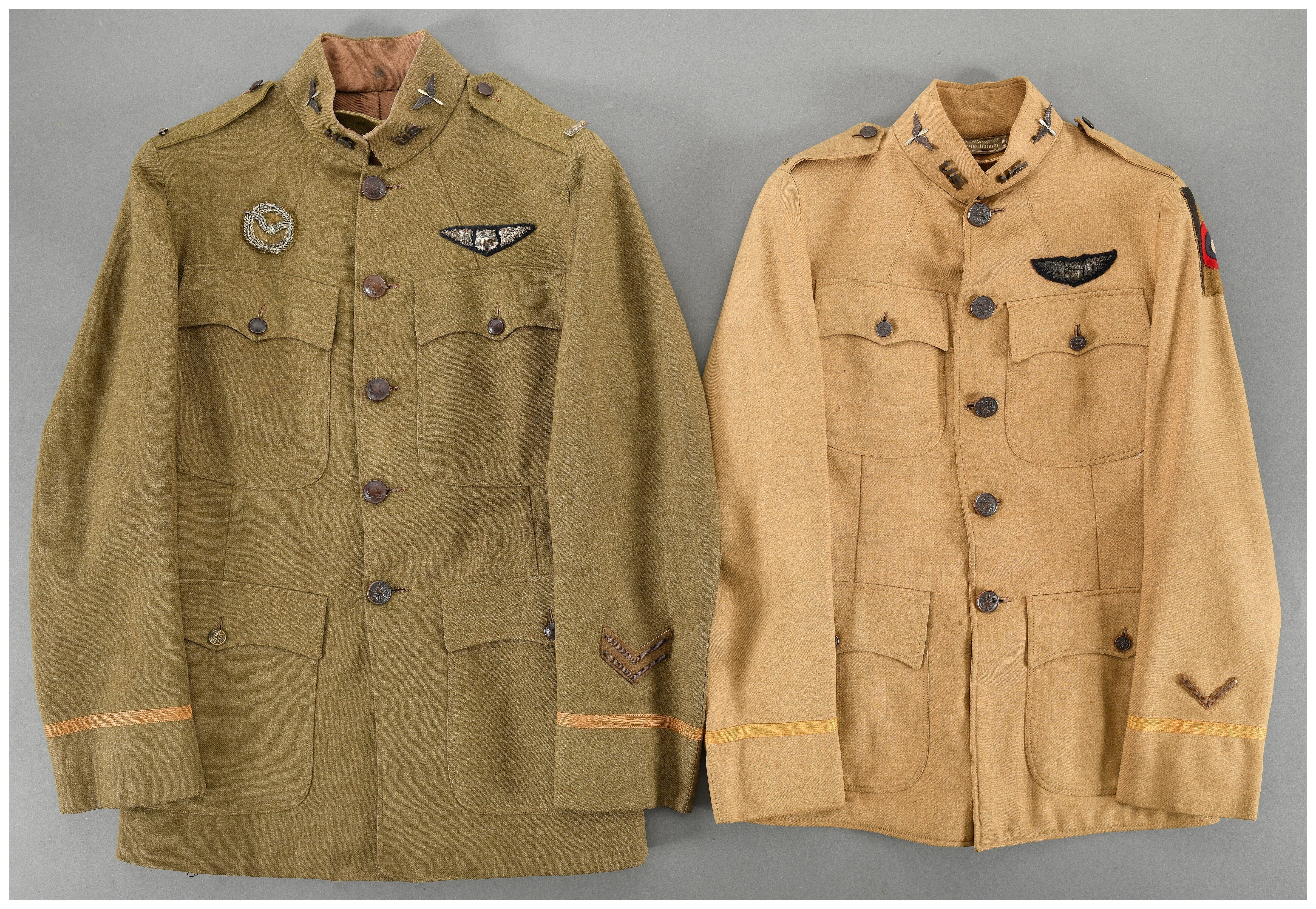 Two U.S. Army Air Service Officer Tunics | Rock Island Auction