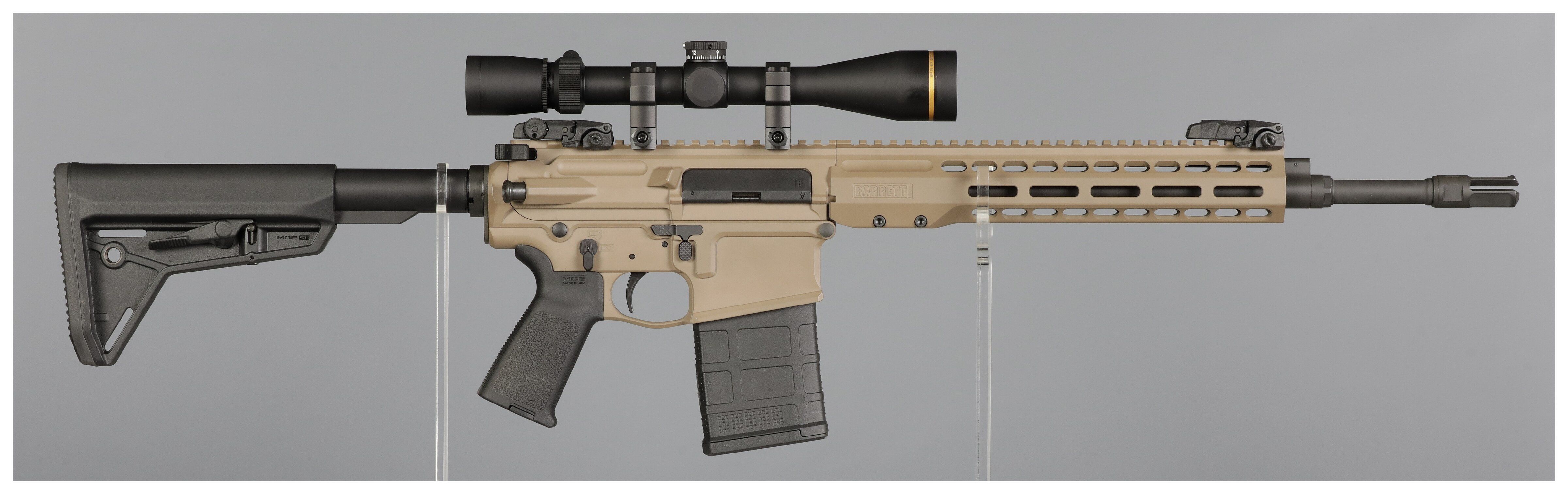 Barrett Rec10 Semi-Automatic Rifle with Scope | Rock Island Auction
