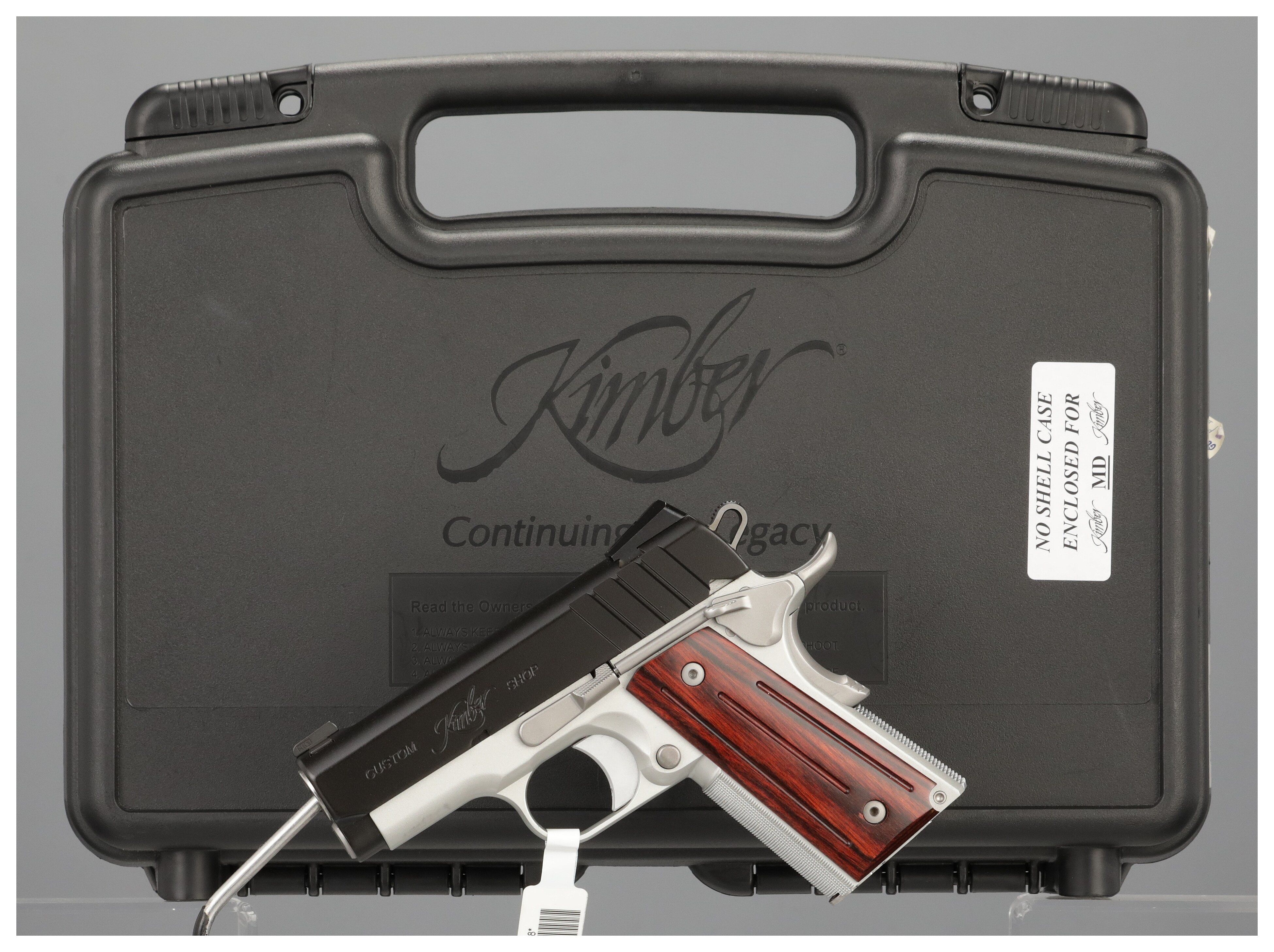 Kimber Custom Shop Ultra Aegis II Pistol with Case | Rock Island Auction