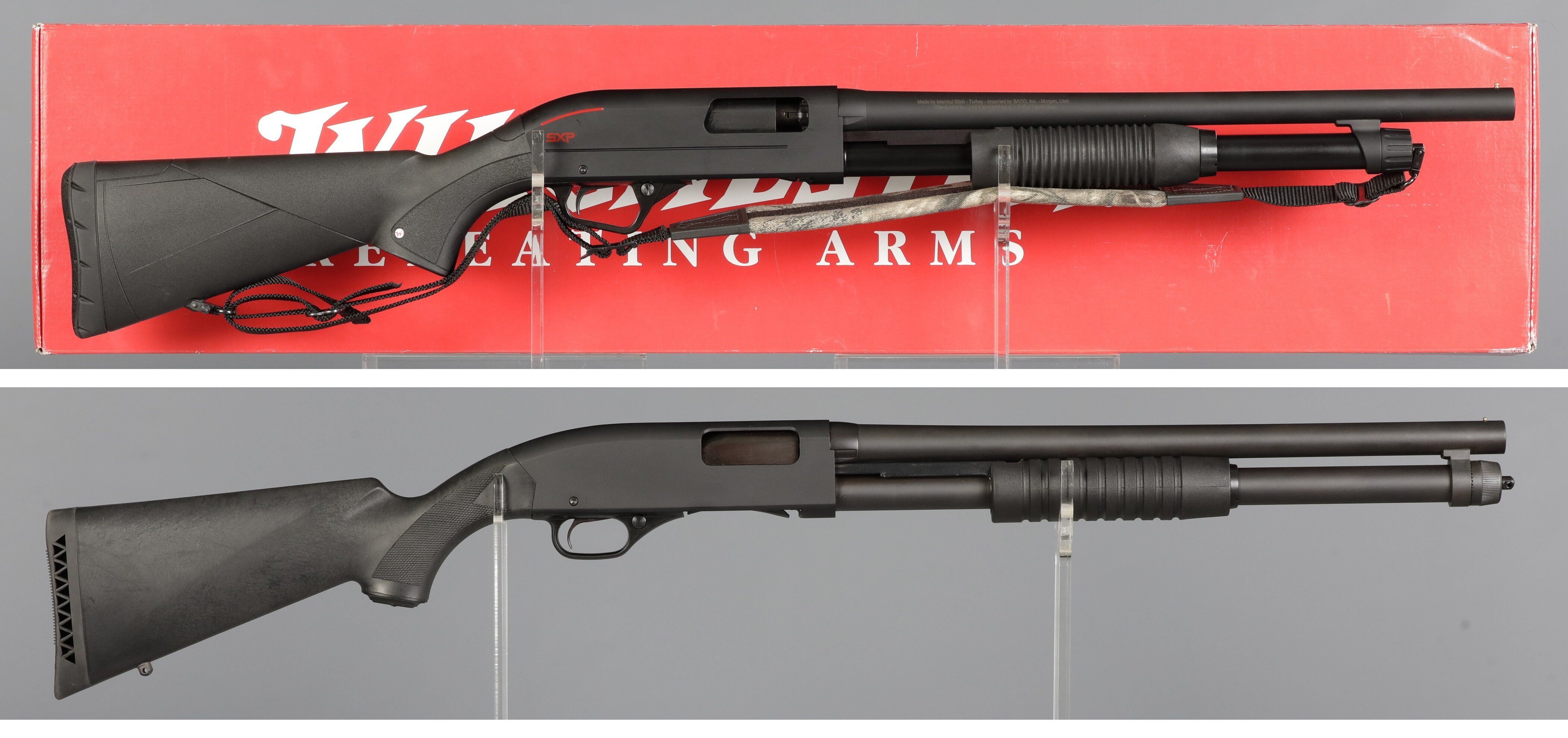 Two Winchester Slide Action Shotguns | Rock Island Auction
