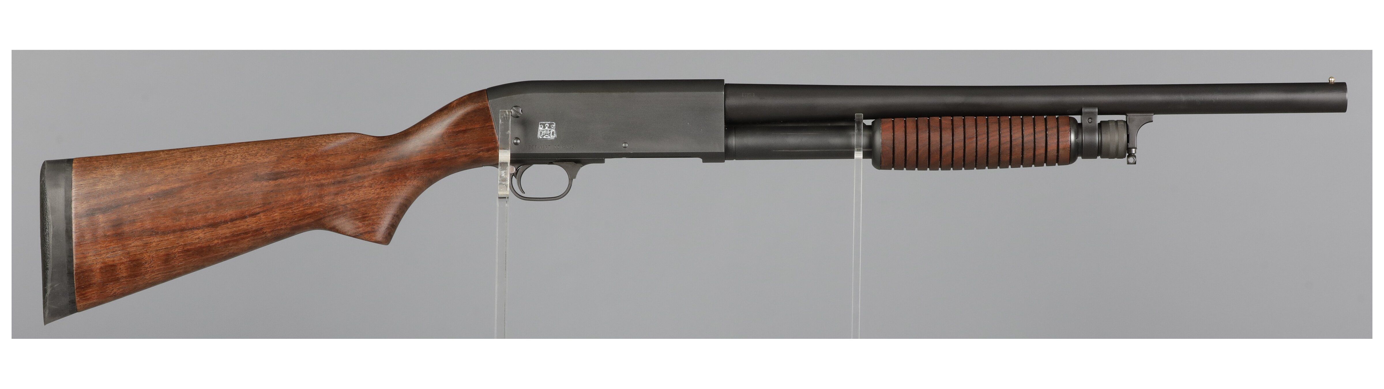 Ithaca M37 Defense Slide Action Riot Pattern Shotgun | Rock Island Auction