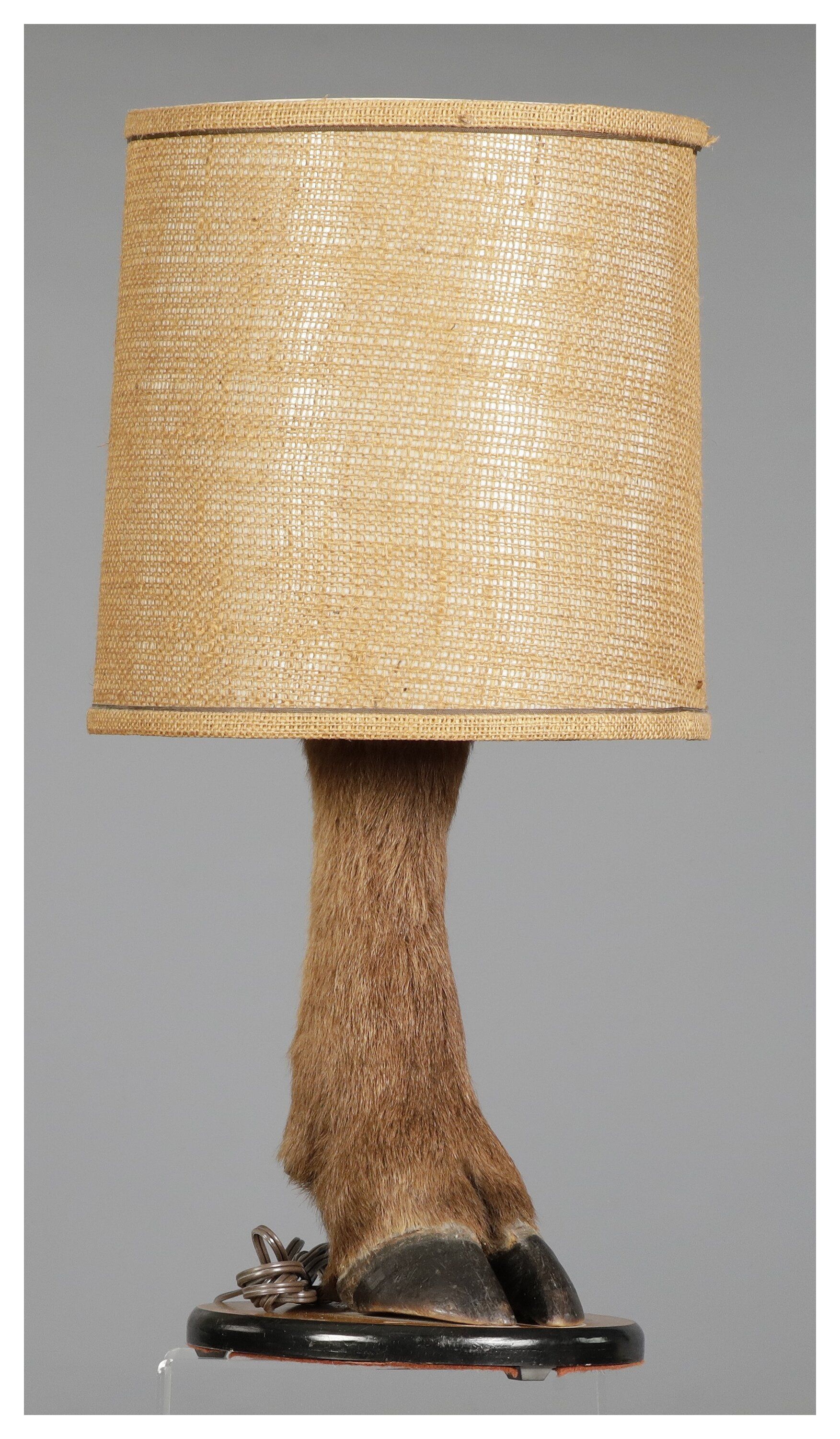 Steer Leg Lamp | Rock Island Auction
