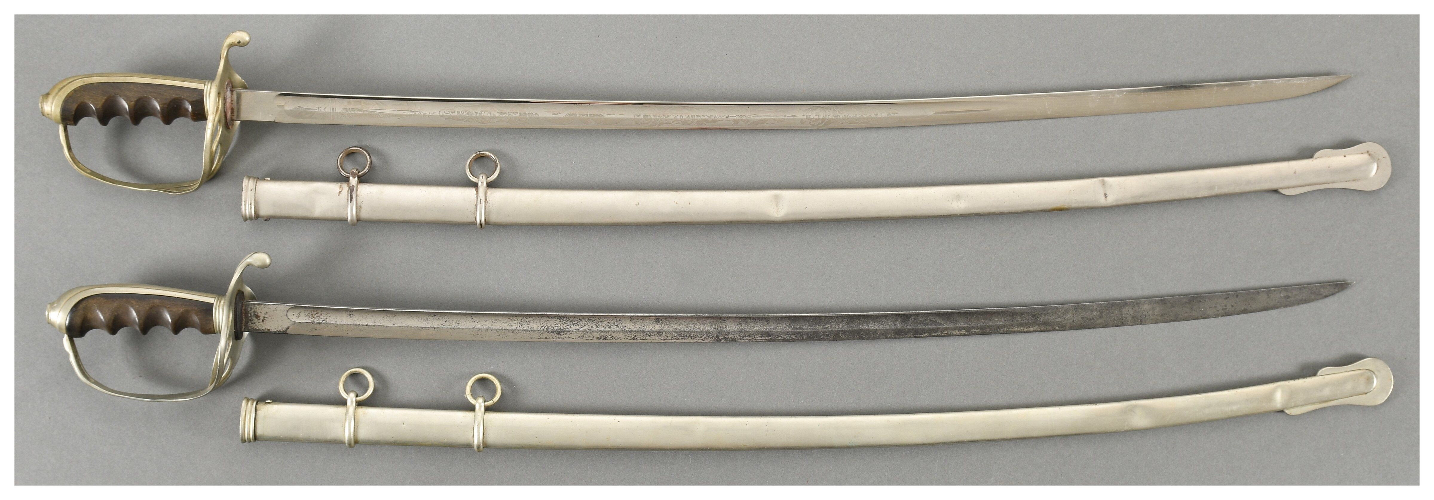 Two WWI Era Springfield Armory Model 1902 Army Officer's Swords | Rock ...