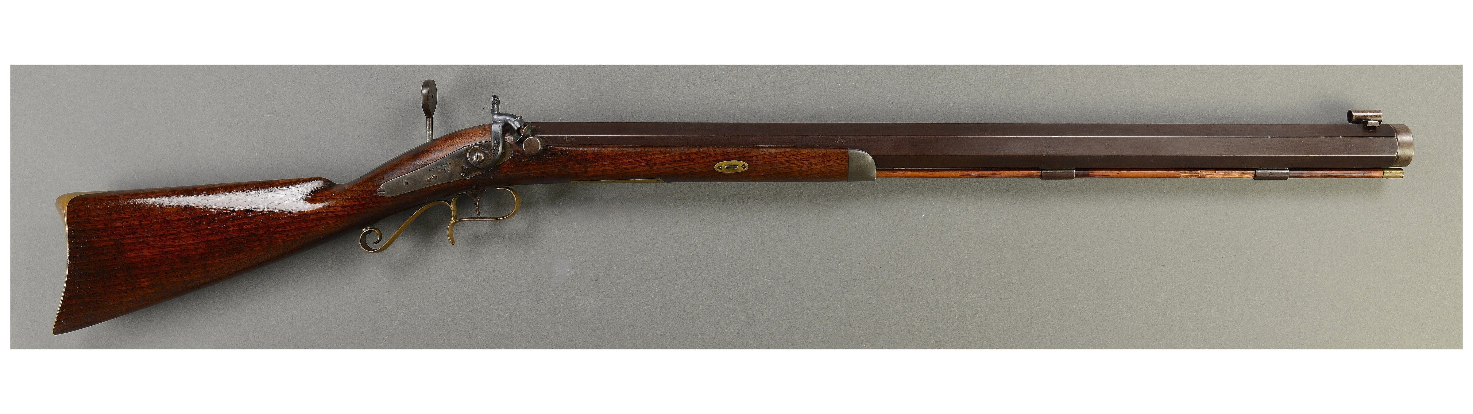G.H. Ferriss Heavy Barrel Percussion Half-Stock Target Rifle | Rock ...