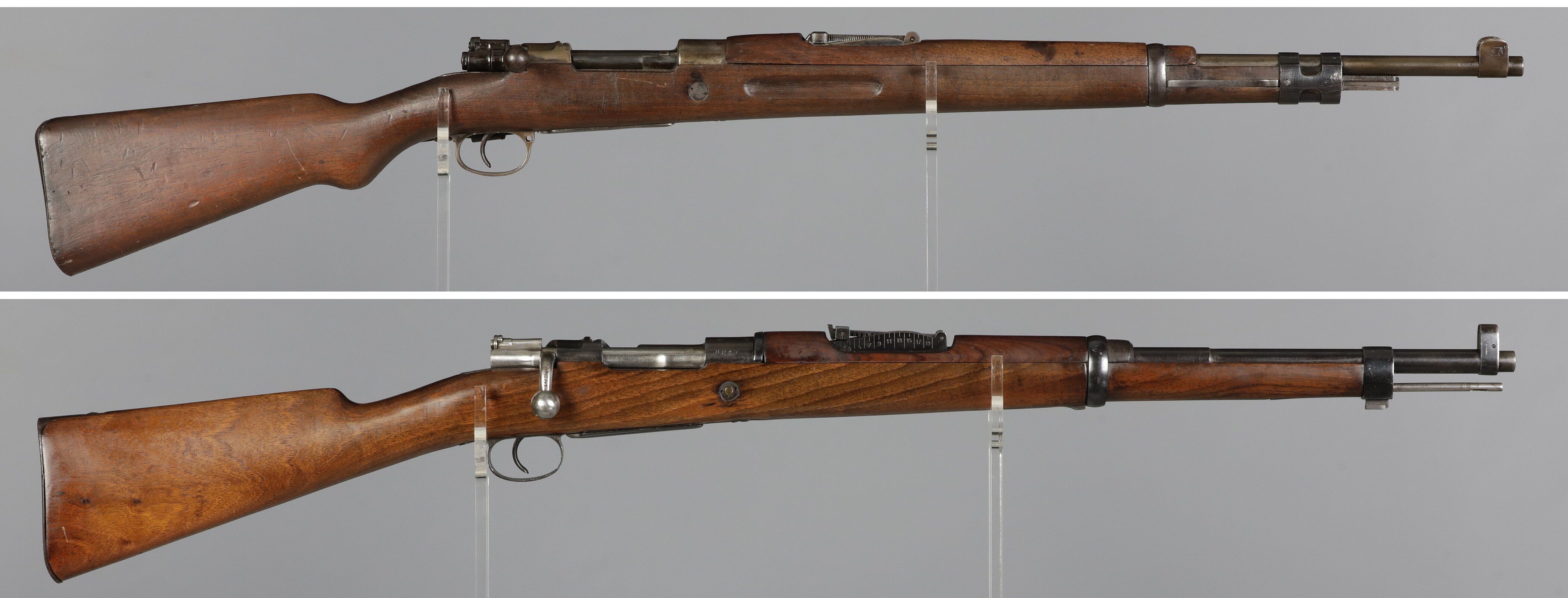 Two Spanish Military Mauser Pattern Bolt Action Rifles | Rock Island ...