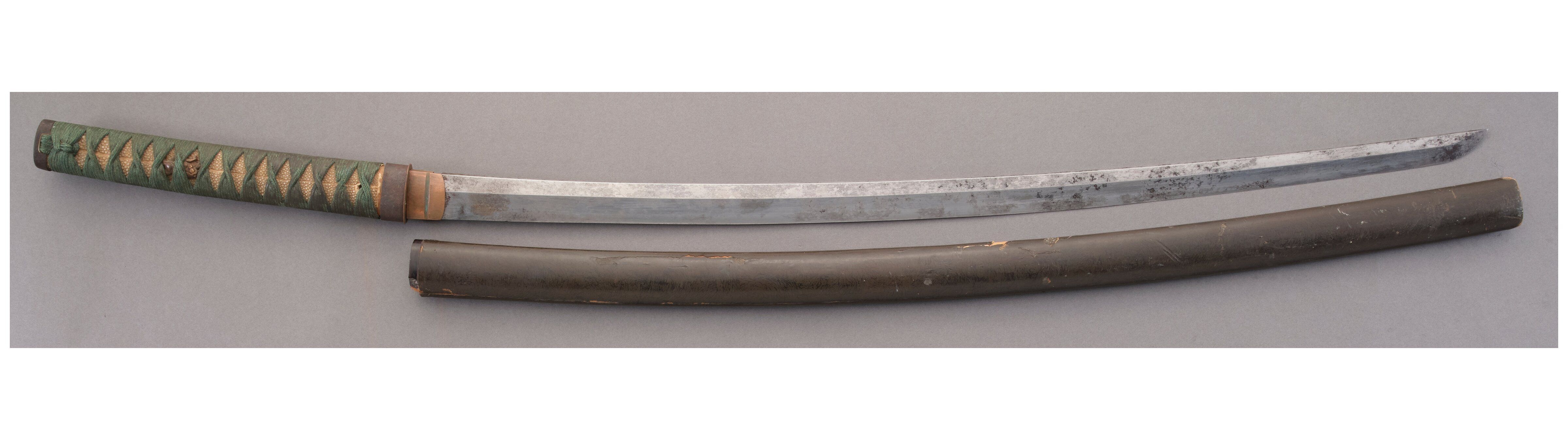 Japanese Katana Length Sword with Scabbard | Rock Island Auction