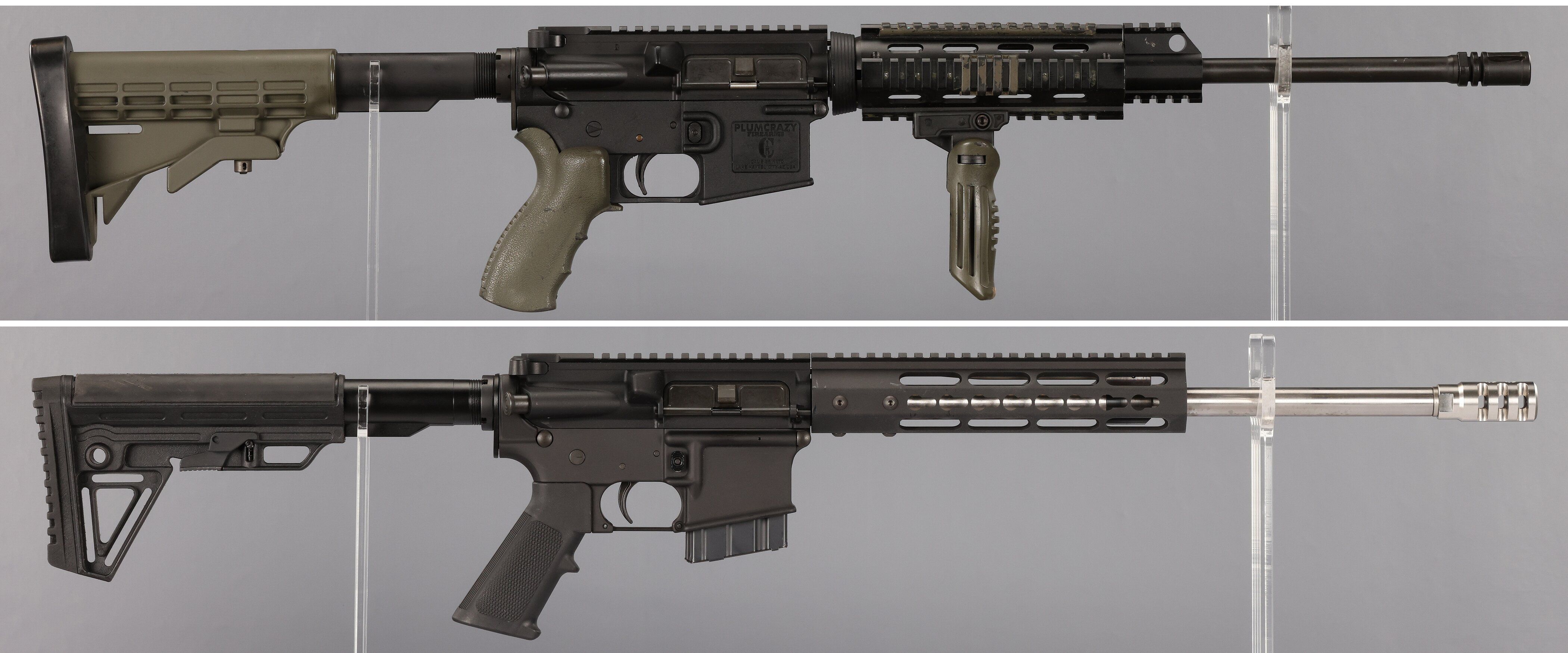 Two AR-15 Style Semi-Automatic Rifles | Rock Island Auction