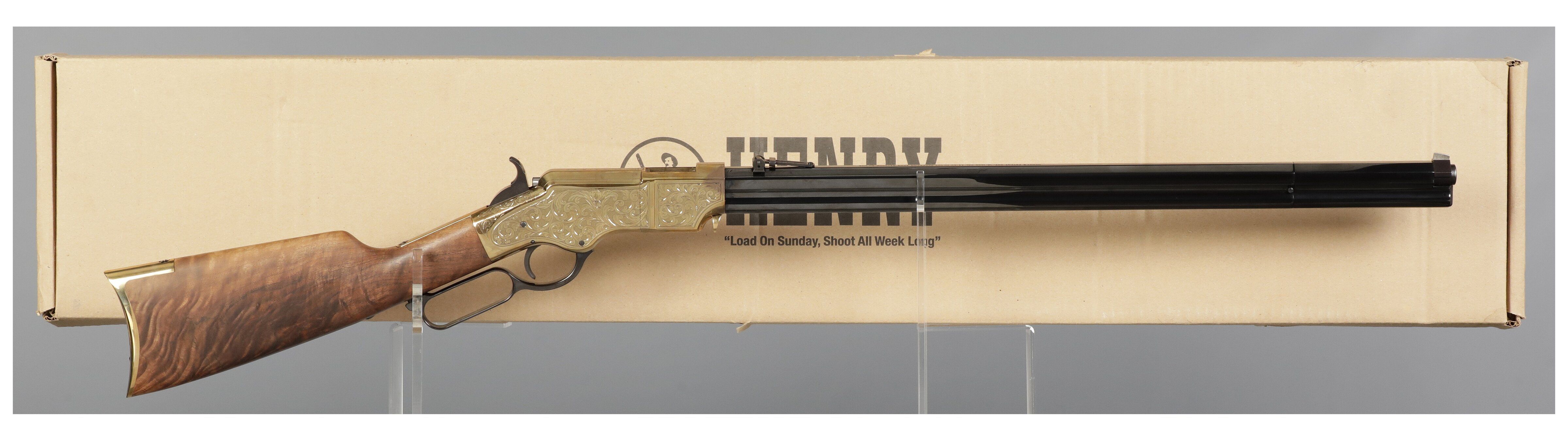 Engraved Henry Repeating Arms Model H011 Deluxe Rifle | Rock Island Auction