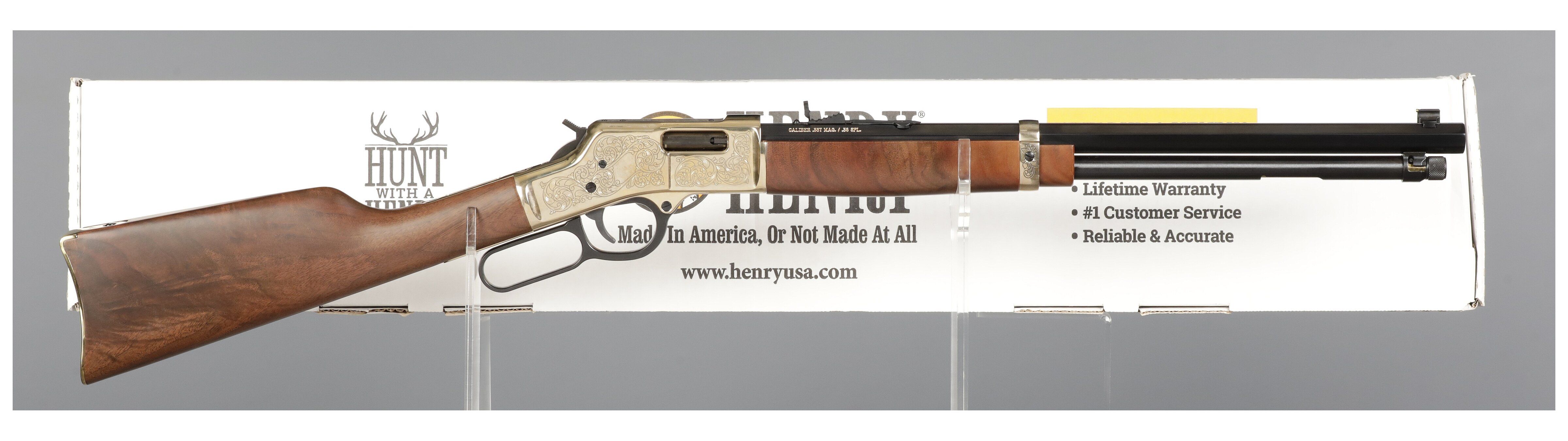 Engraved Henry Repeating Arms Model H006MD3 Deluxe Rifle | Rock Island ...