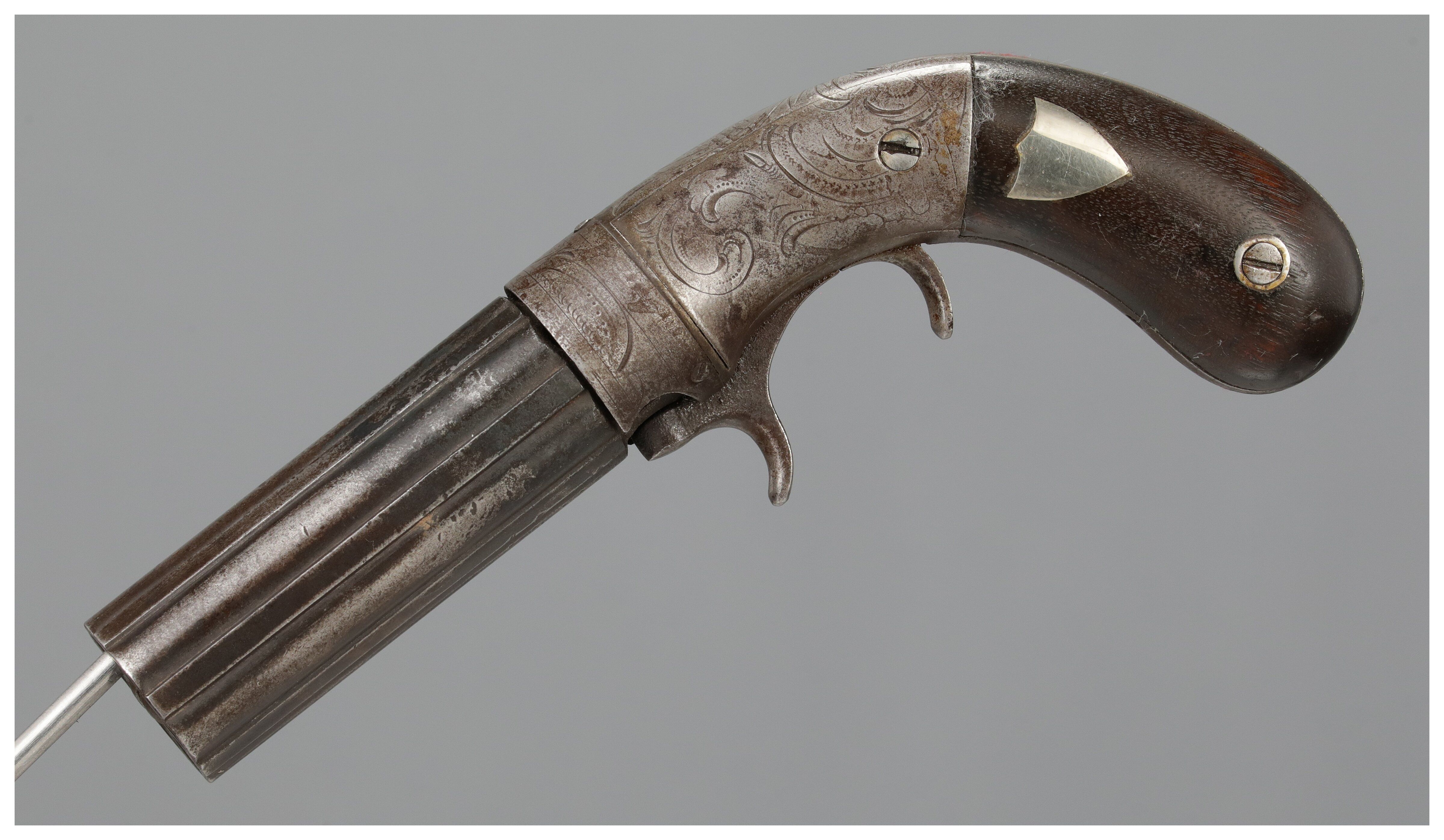 Thomas K. Bacon Single Action Underhammer Pepperbox | Rock Island Auction