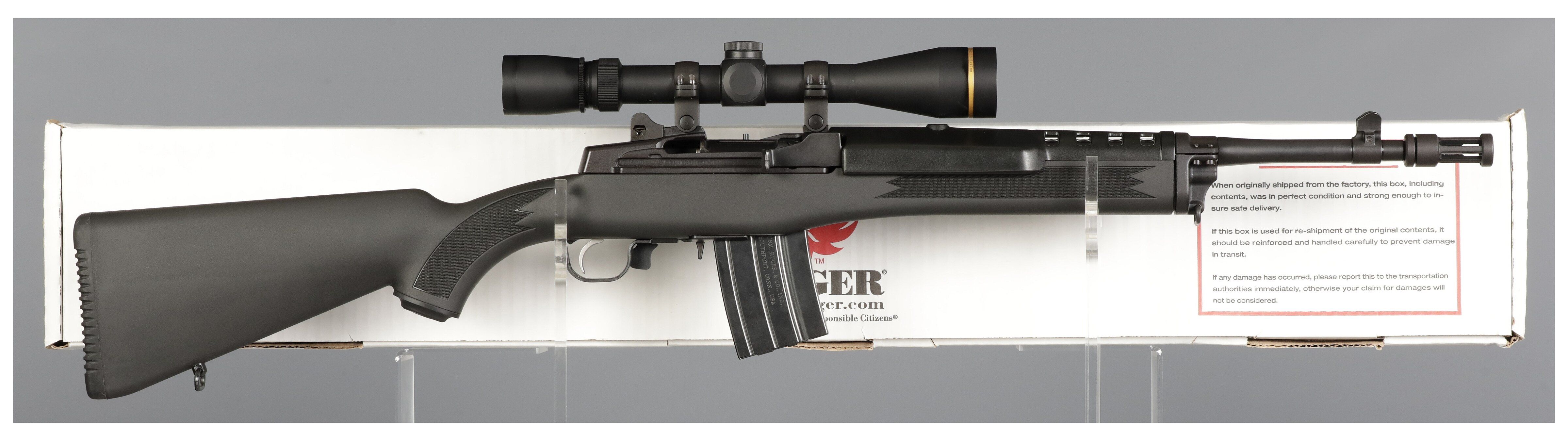 Ruger Mini-14 Ranch Semi-Automatic Rifle with Scope and Box | Rock ...