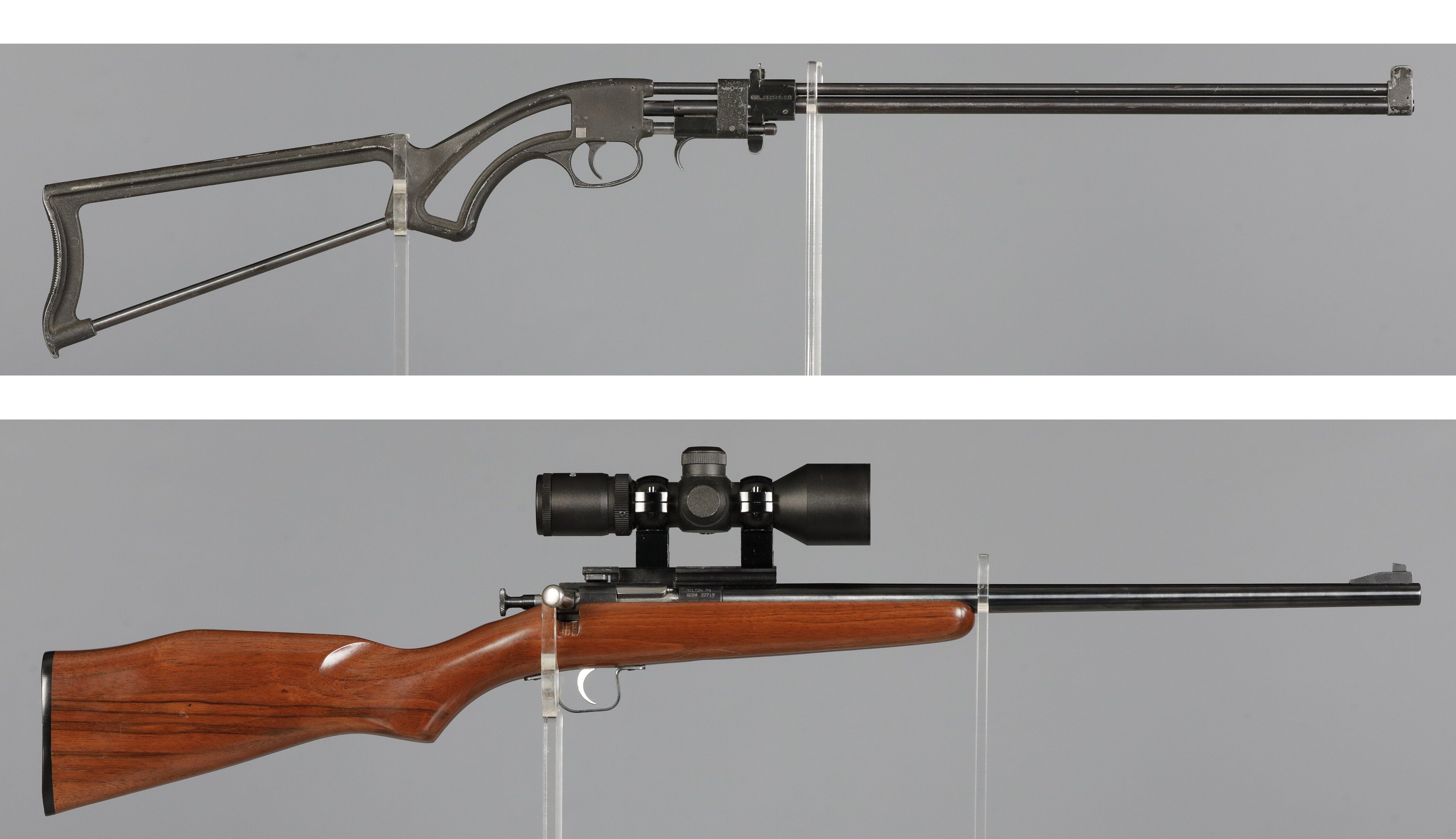 Two Single Shot Rimfire Rifles | Rock Island Auction