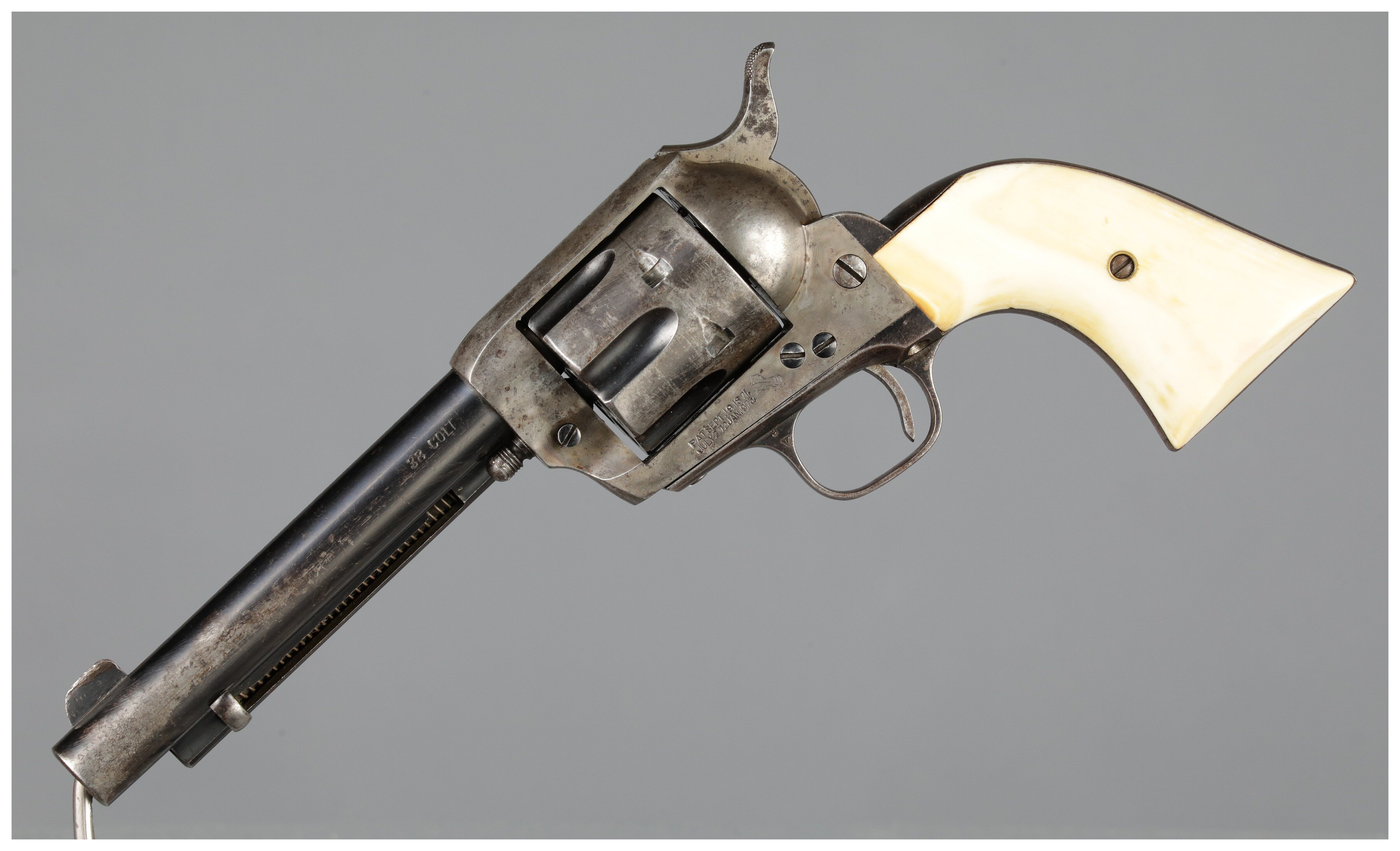 Colt First Generation Single Action Army Revolver, Ivory Grips | Rock ...