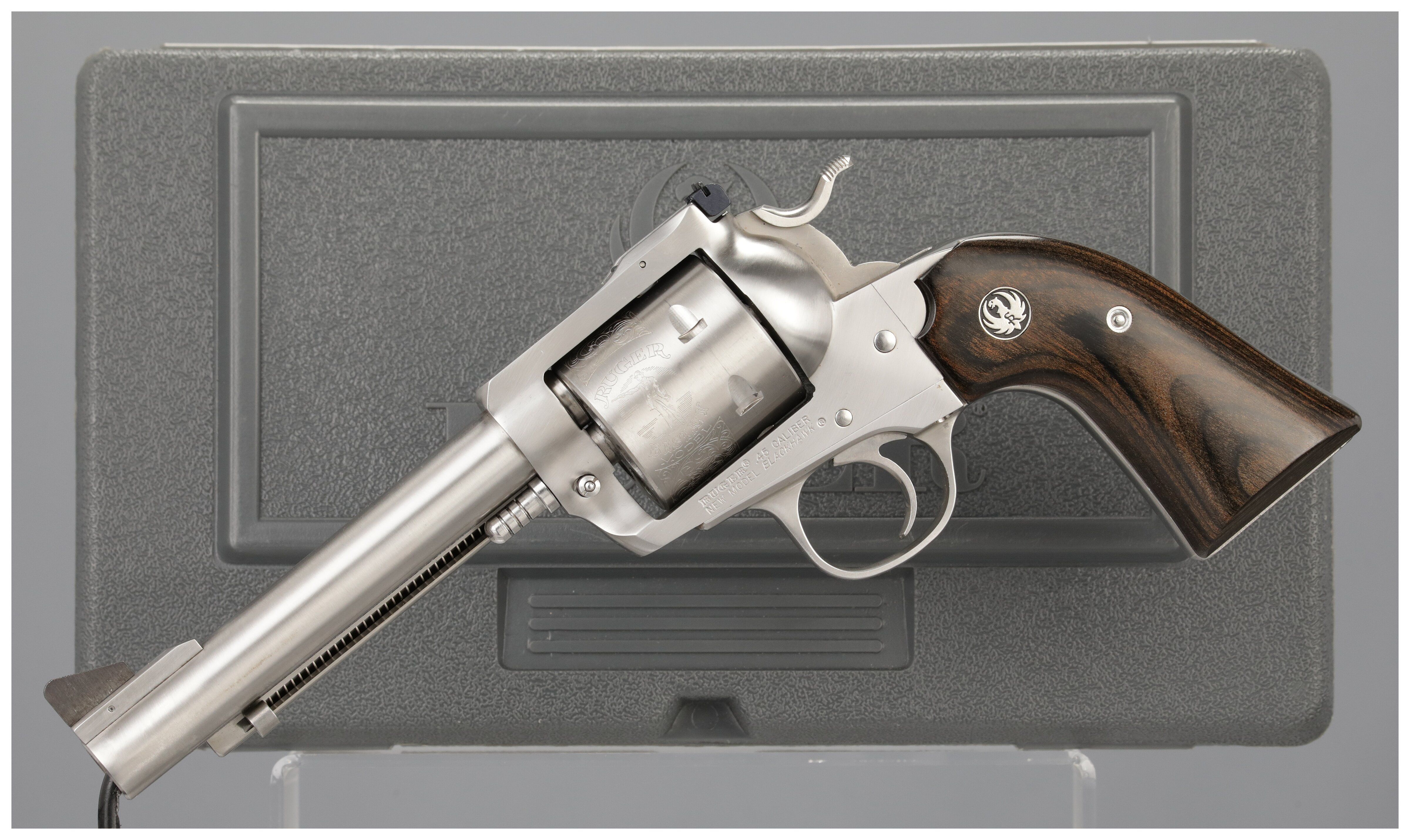 Ruger New Model Blackhawk Bisley Revolver with Extra Cylinder | Rock ...
