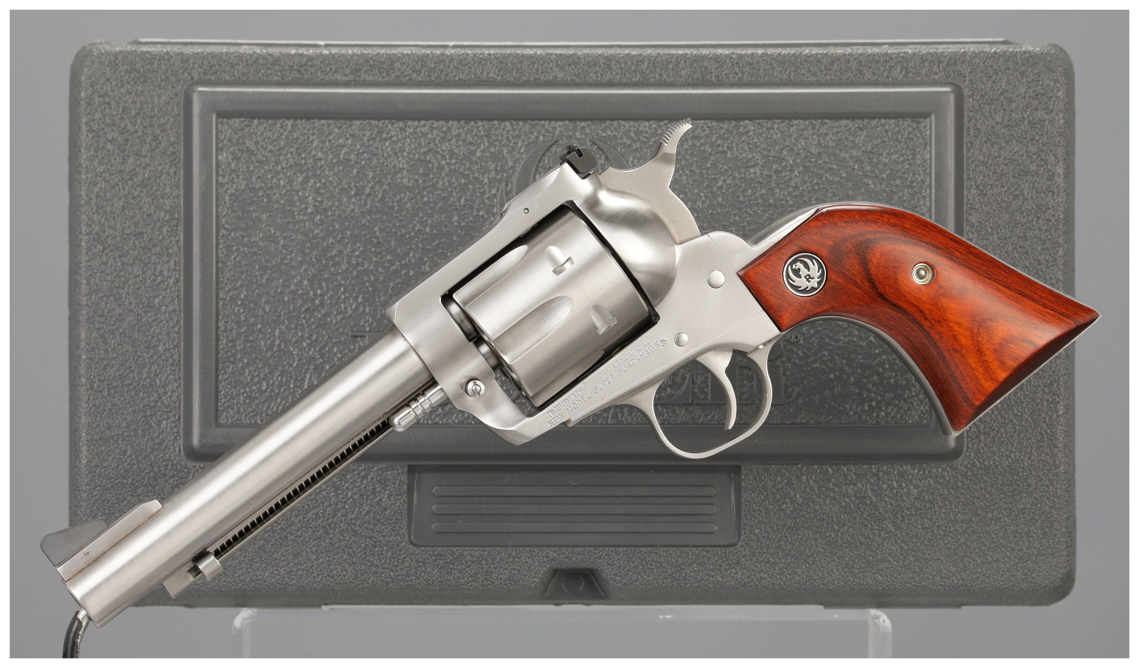 Ruger New Model Super Blackhawk Single Action Revolver with Case | Rock ...