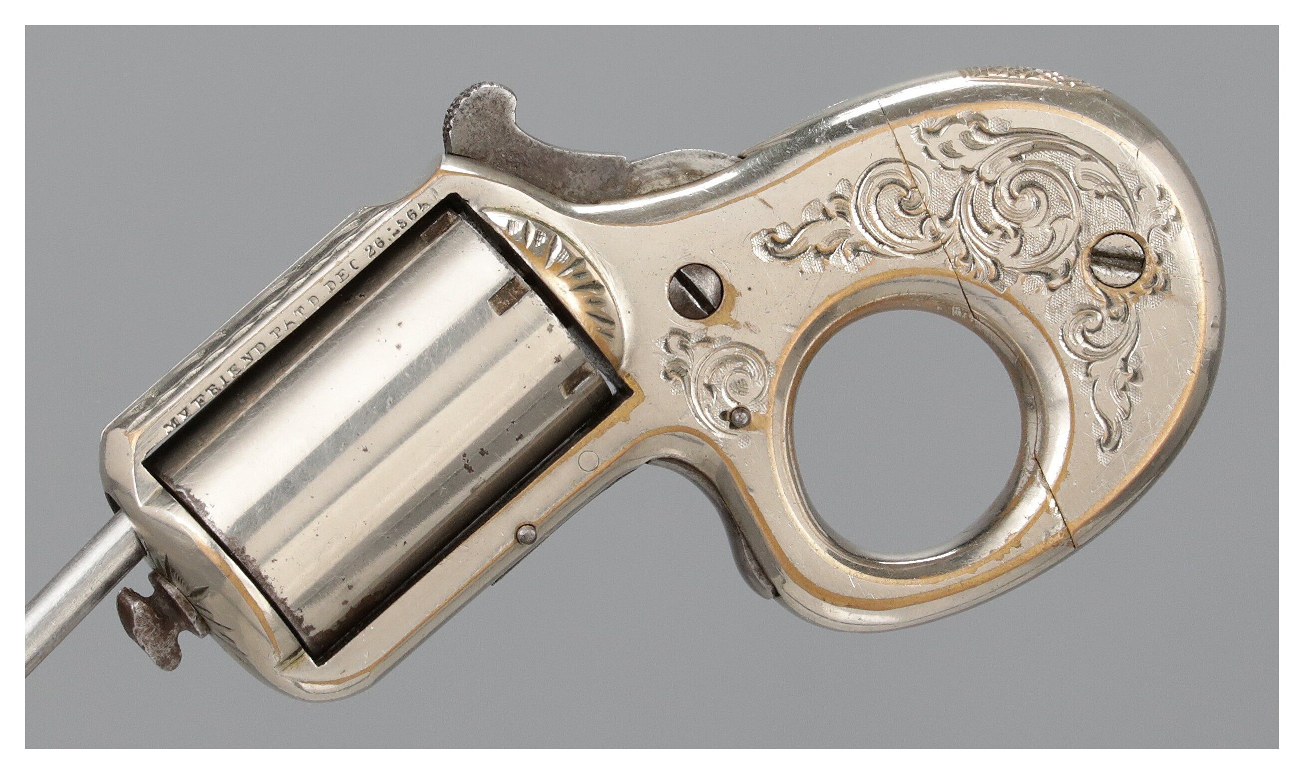 James Reid "My Friend" Knuckle Duster Revolver | Rock Island Auction