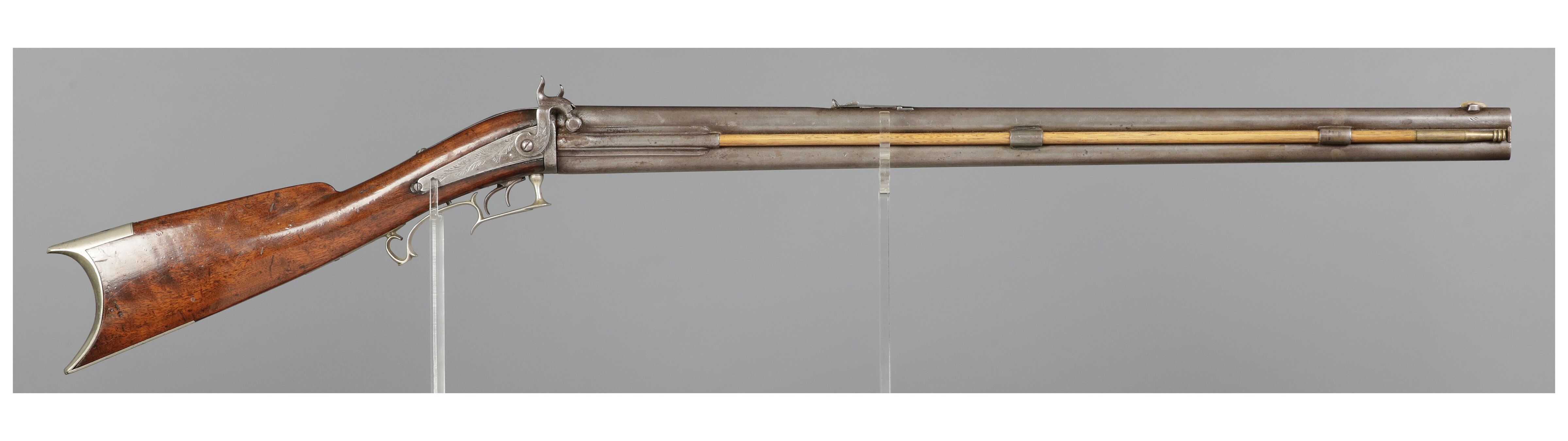 Engraved E.K. Purdy Over/Under Percussion Combination Gun | Rock Island ...
