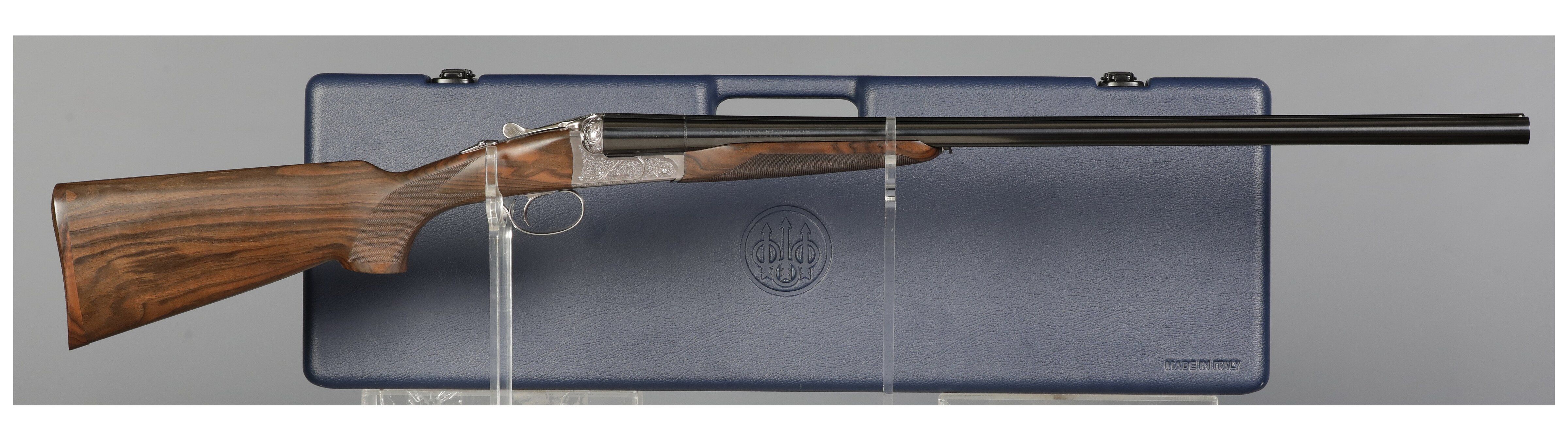Factory Engraved Beretta Model 471 Silver Hawk Shotgun | Rock Island Auction