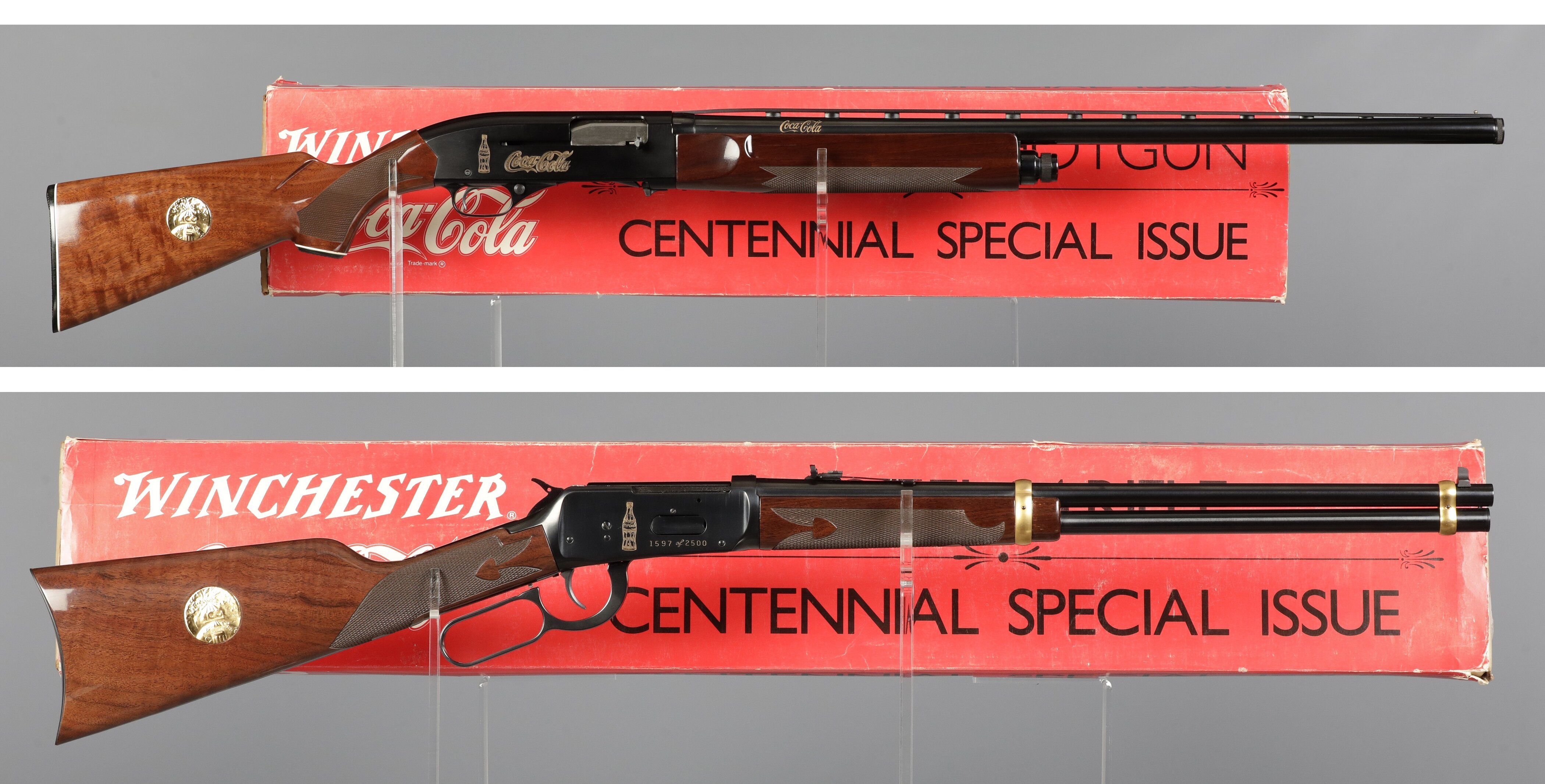 Matched Pair Winchester Coca-Cola Centennial Long Guns | Rock Island ...