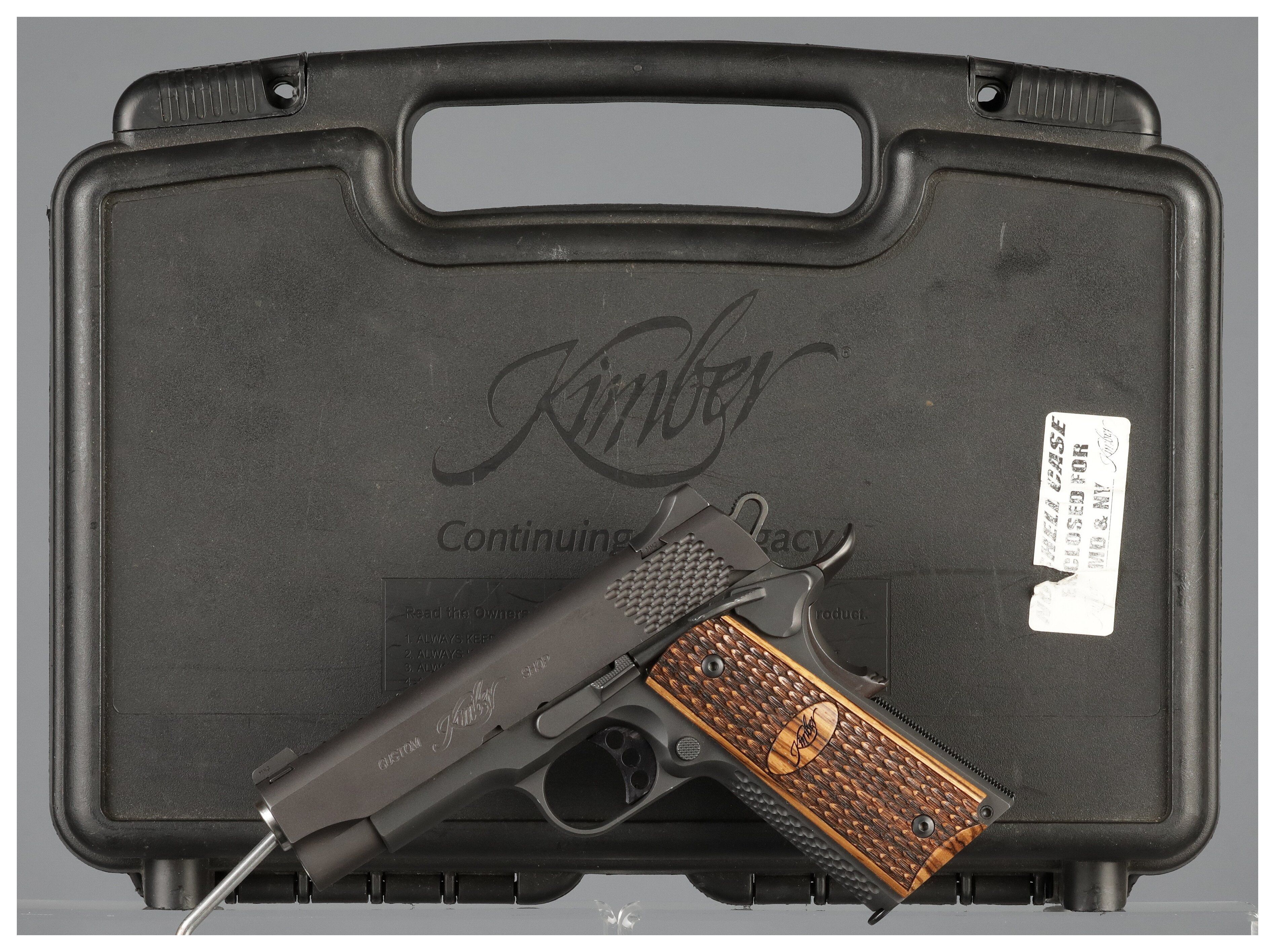 Kimber Custom Shop Pro Raptor II Semi-Automatic Pistol with Case | Rock ...