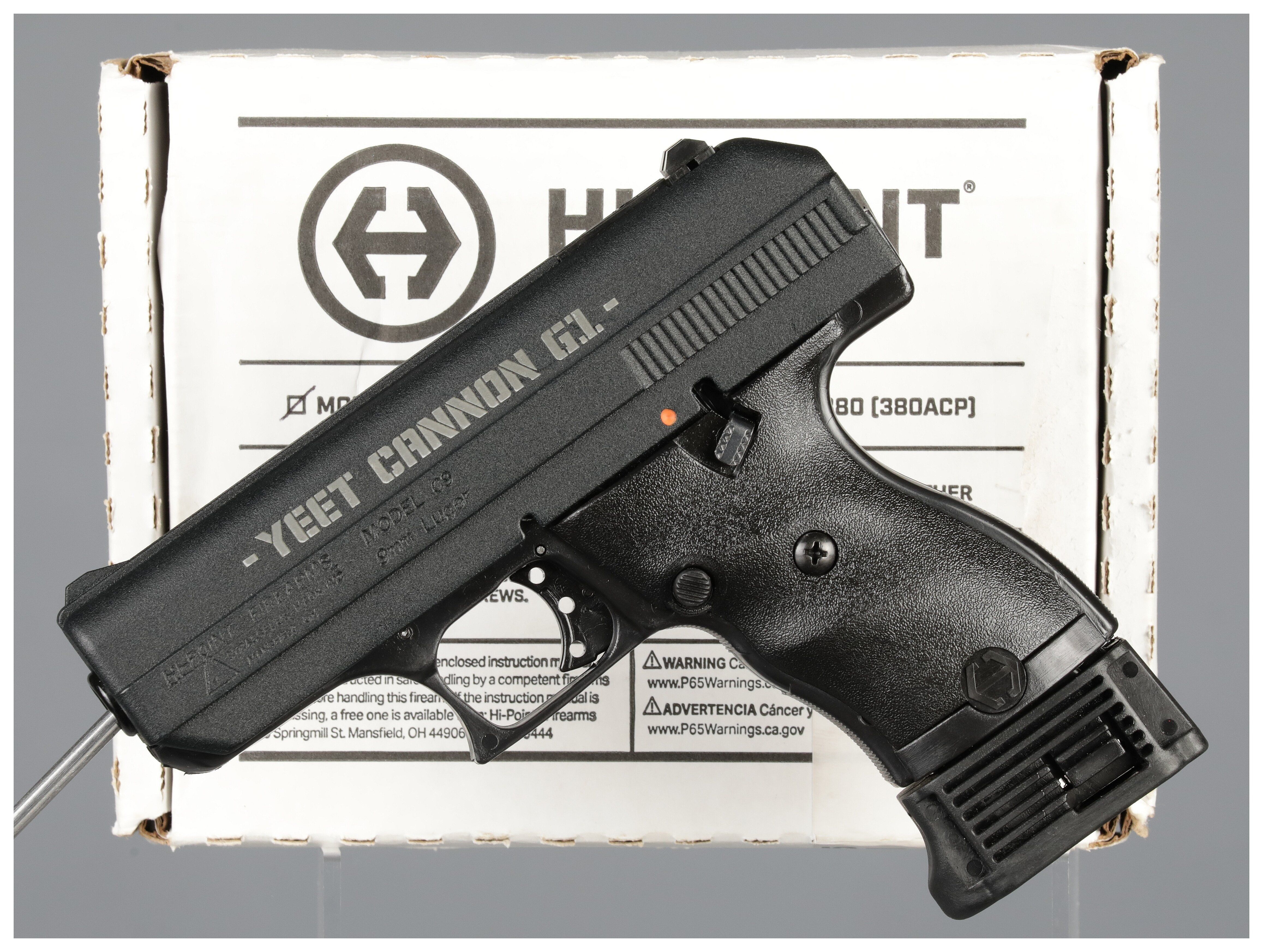 Hi-Point Model C9 "Yeet Cannon" Semi-Automatic Pistol with Box | Rock ...