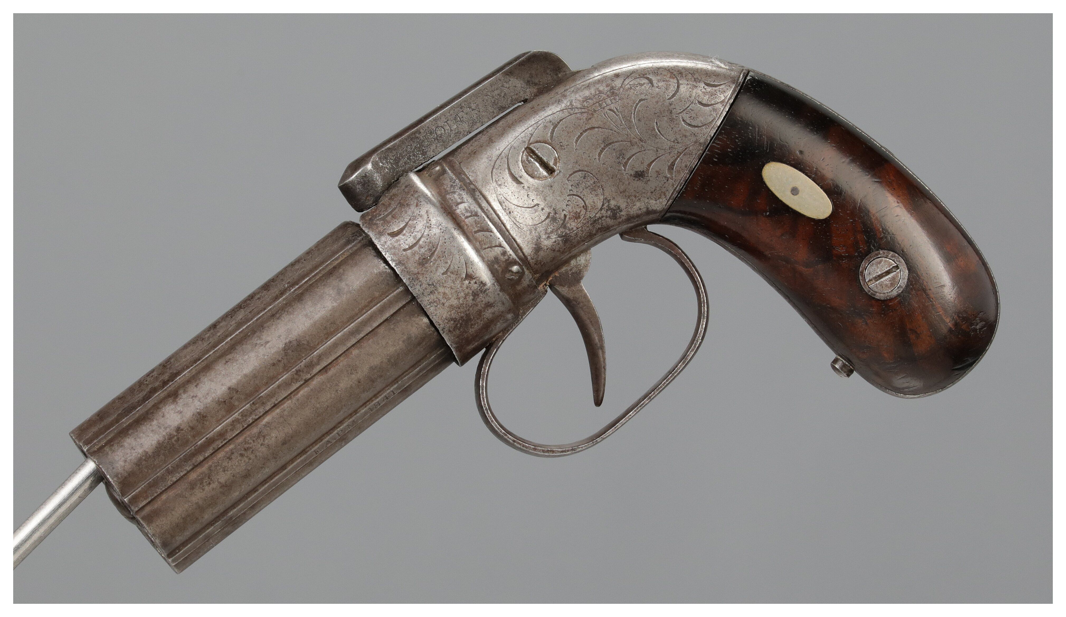 J.G. Bolen Retailer Marked Allen's Patent Pepperbox | Rock Island Auction