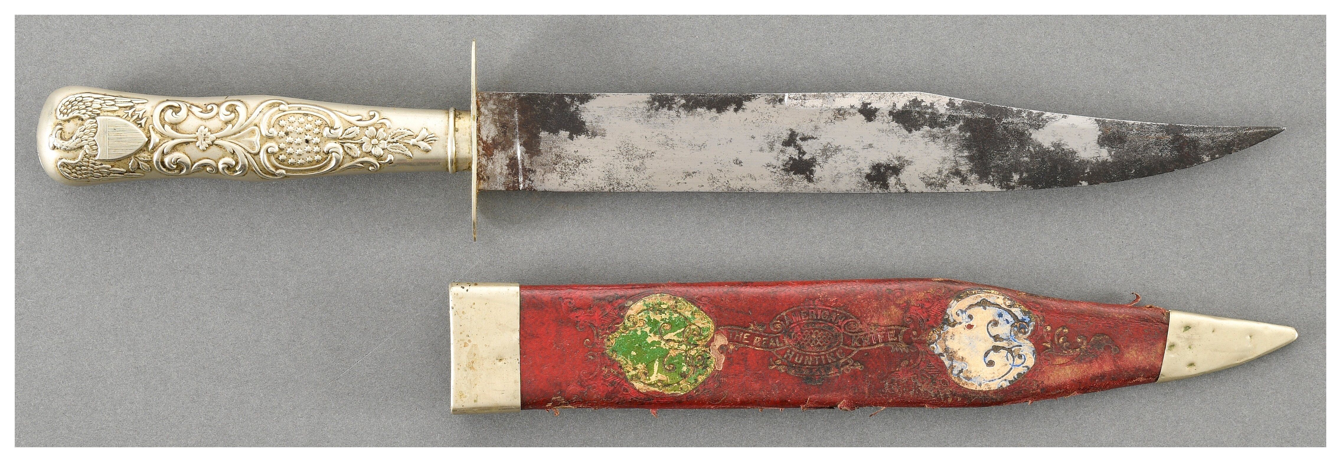 Edward Barnes & Sons "American Bowie Knife" with Sheath | Rock Island ...