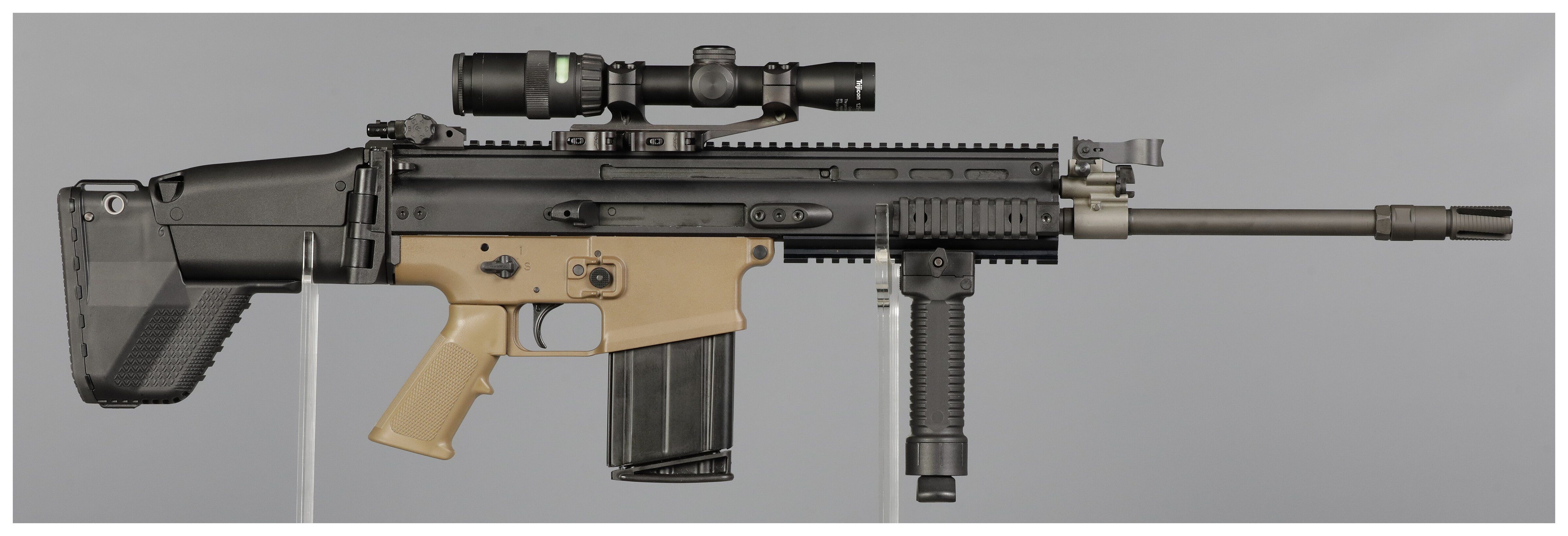 FN Herstal SCAR 17S Rifle with Trijicon Scope | Rock Island Auction