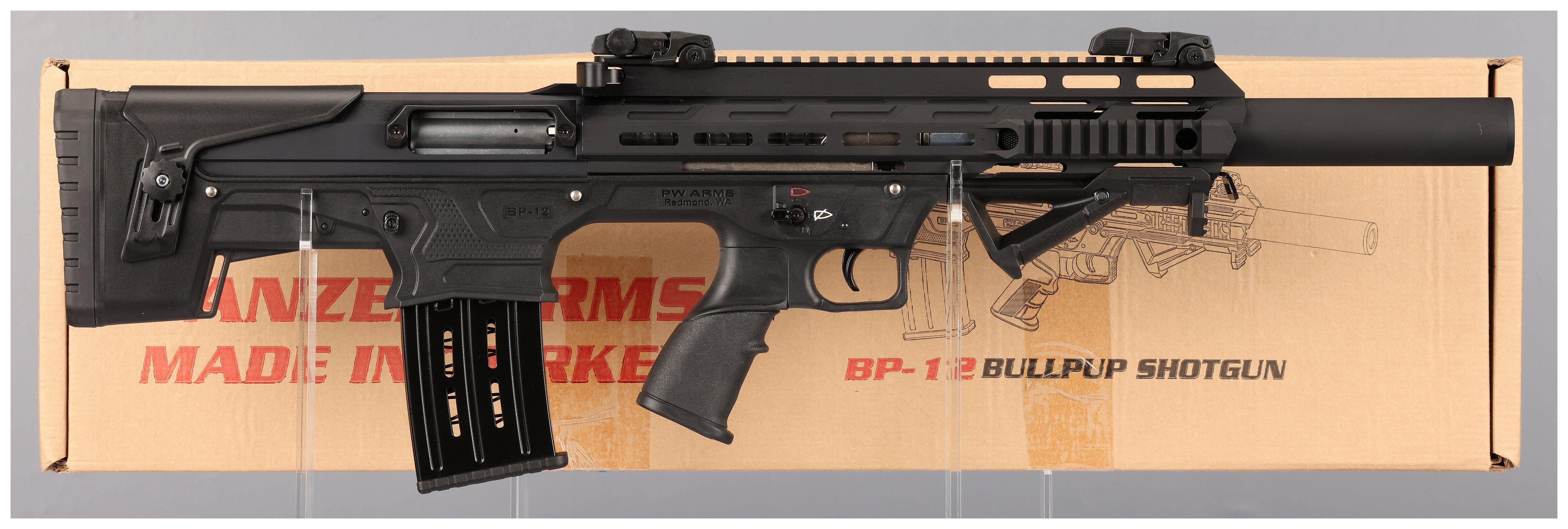 Panzer Arms BP-12 Semi-Automatic Bullpup Shotgun with Box | Rock Island ...