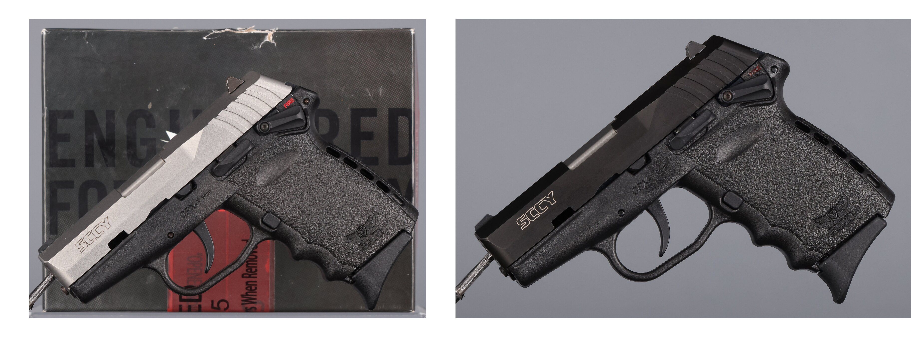 Two SCCY Model CPX-1 Semi-Automatic Pistols with Boxes | Rock Island ...