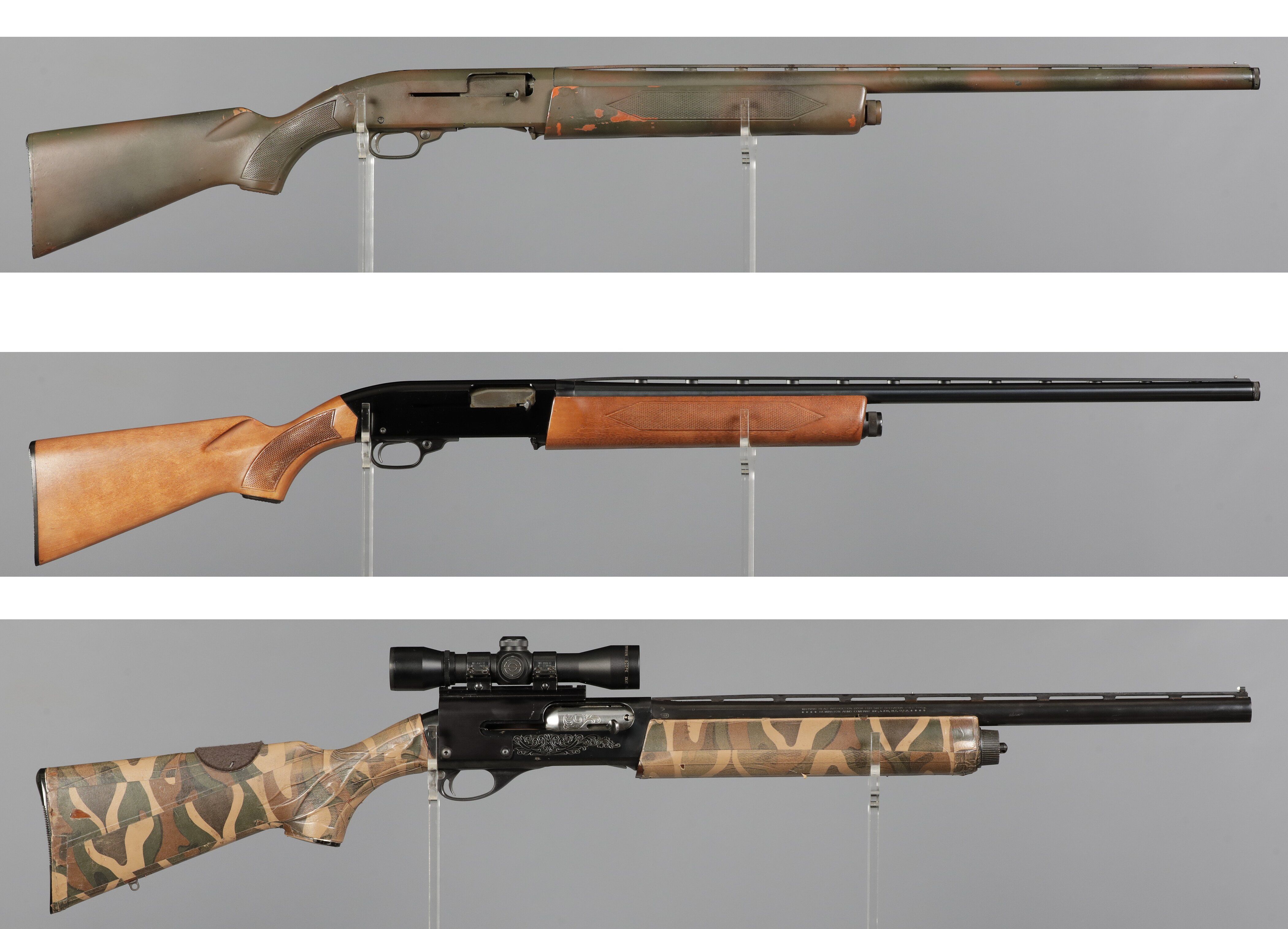 Three American Semi-Automatic Shotguns | Rock Island Auction