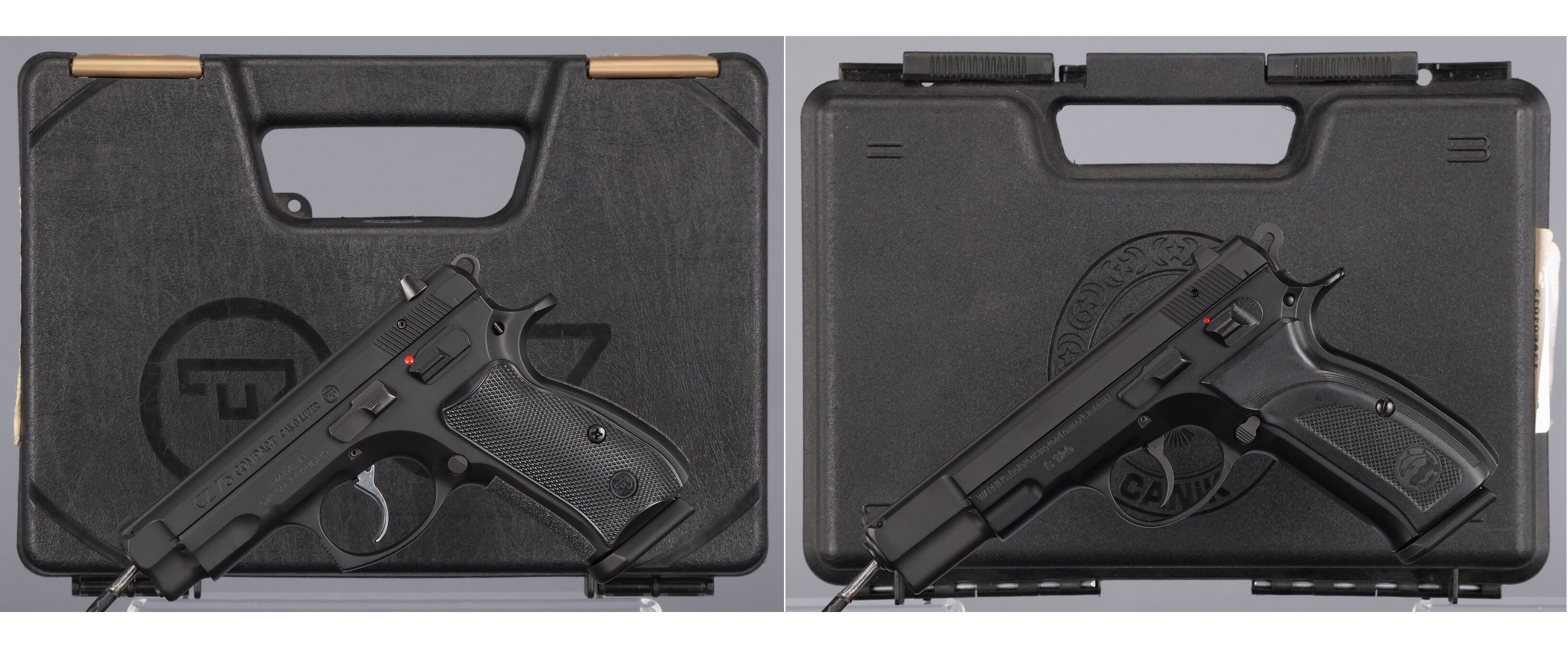 Two Semi-Automatic Pistols with Cases | Rock Island Auction