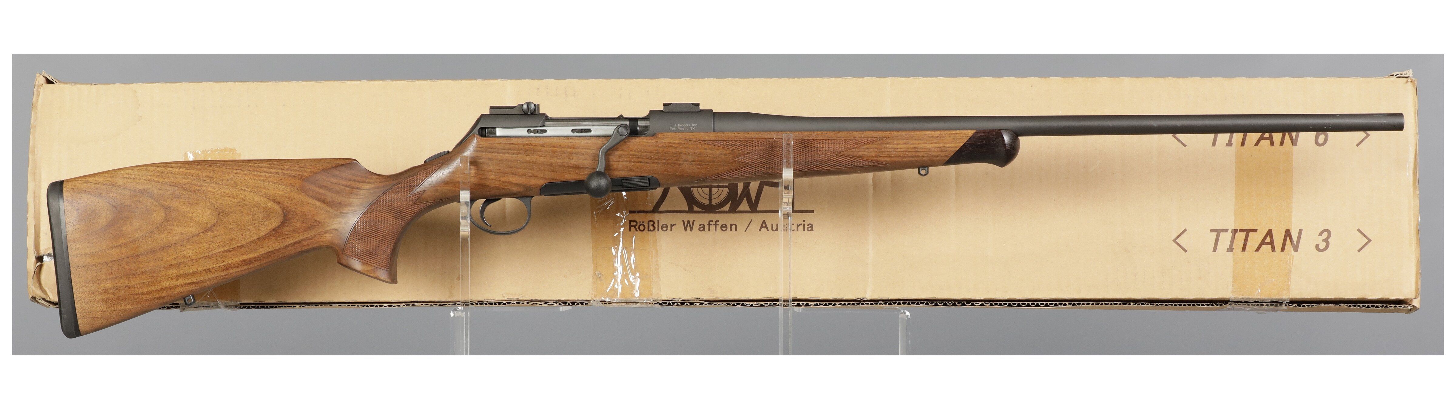 Roessler Titan 16 Luxus Straight Pull Bolt Action Rifle with Box | Rock ...