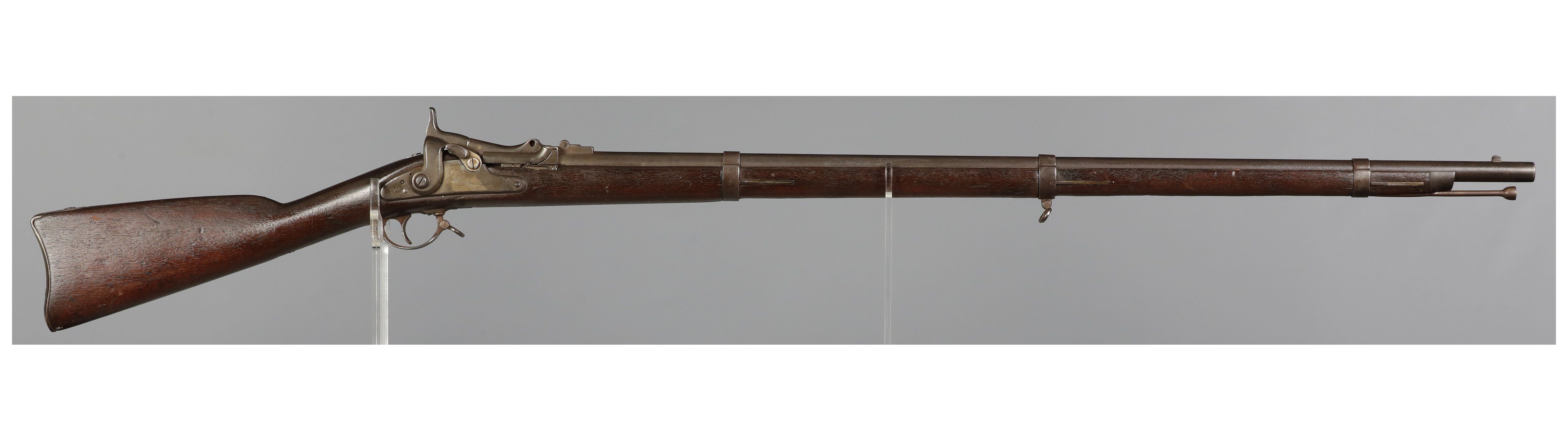 Scarce Springfield Model 1865 Allin Conversion Trapdoor Rifle | Rock ...