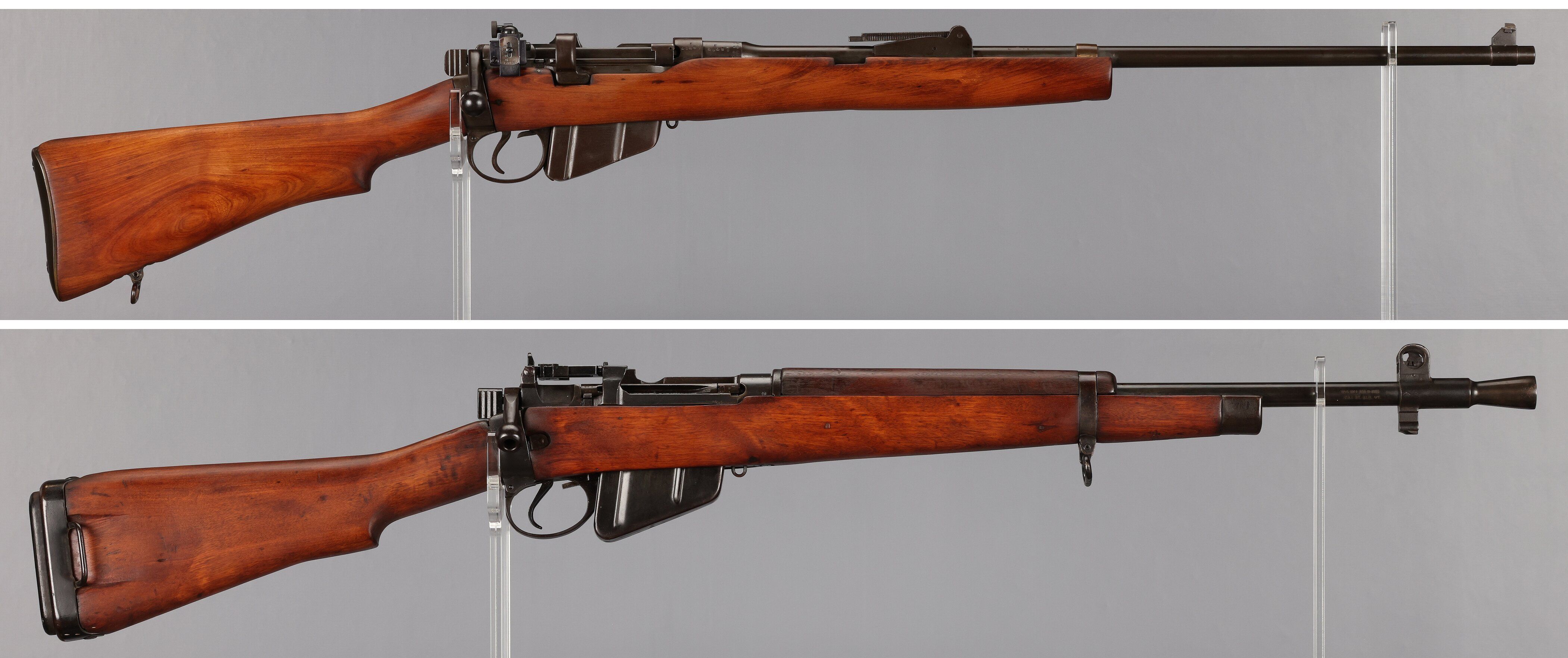 Two British Enfield Bolt Action Rifles | Rock Island Auction