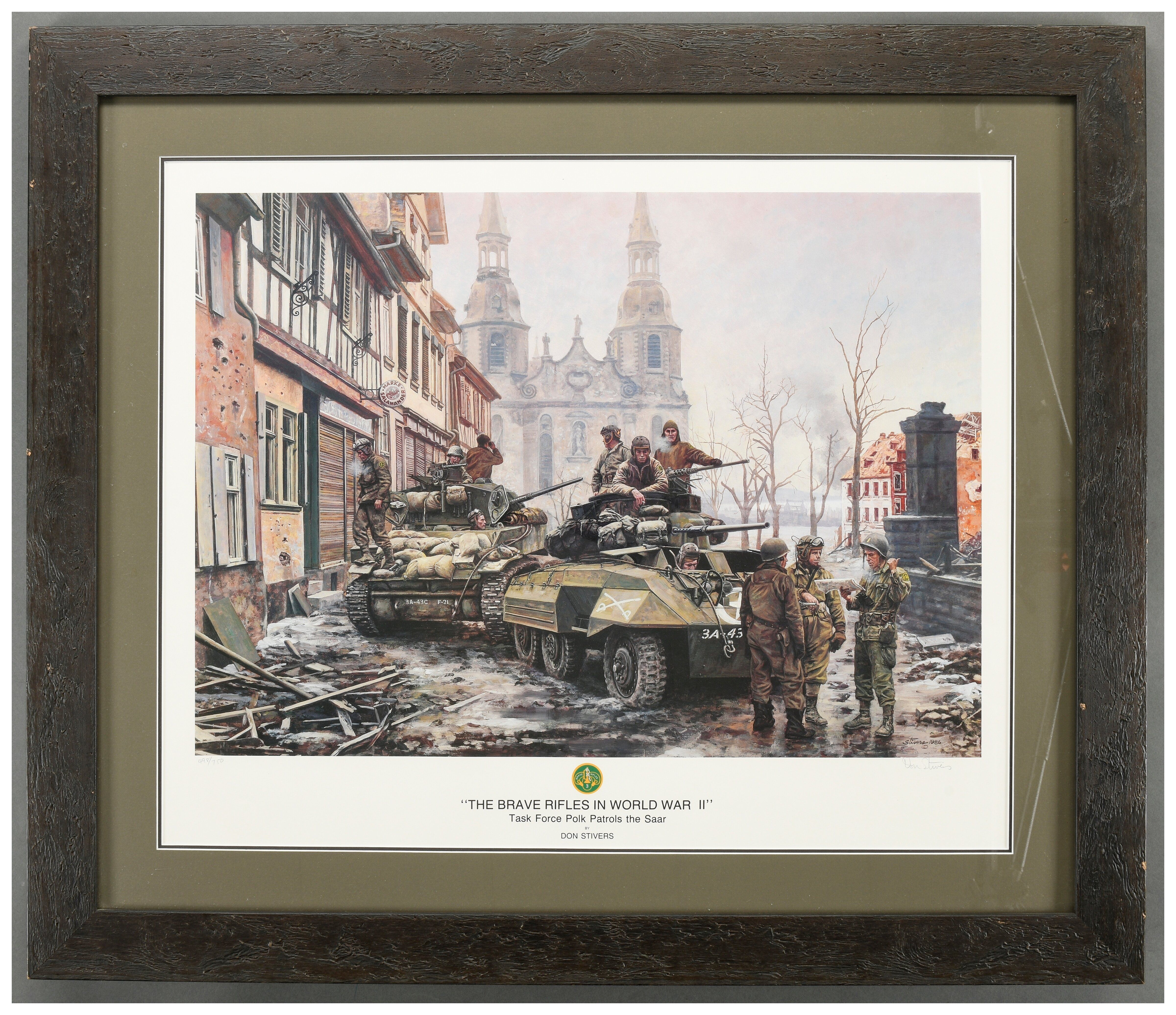 Framed Print of "The Brave Rifles in World War II" | Rock Island Auction