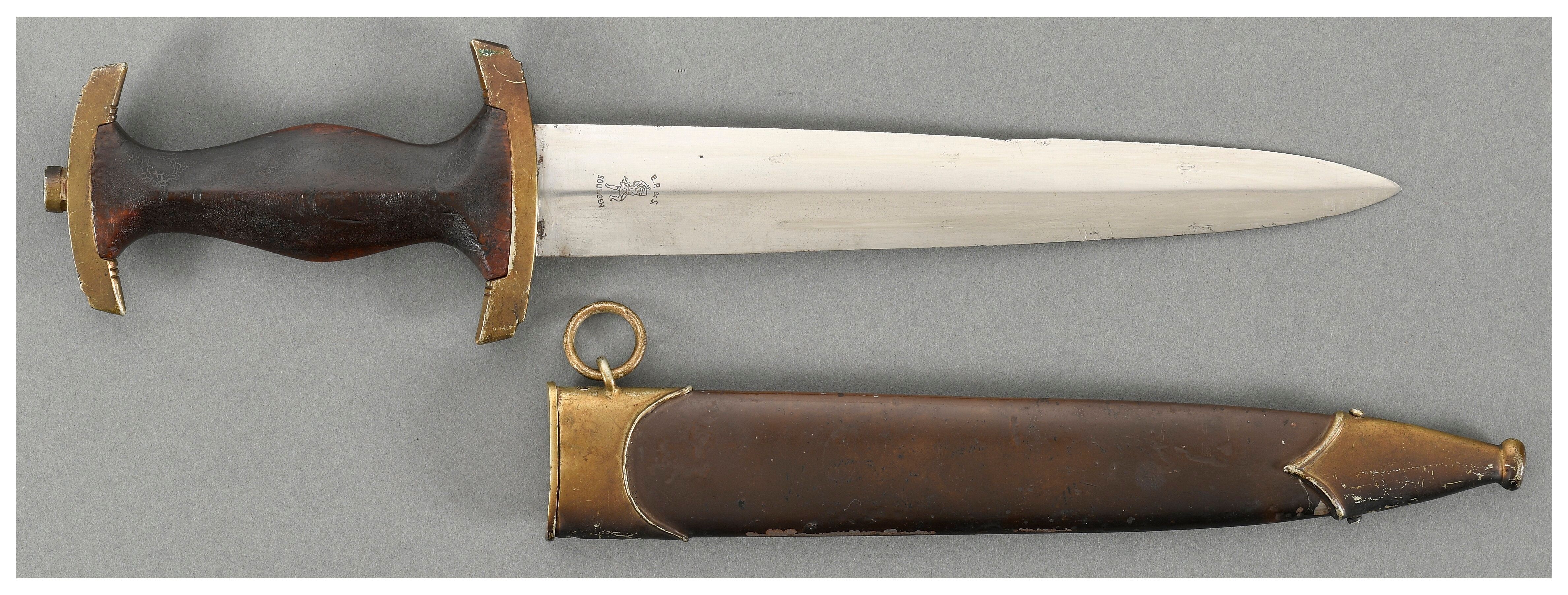 German Ernst Pack & Sohne SA Dagger with Scabbard | Rock Island Auction