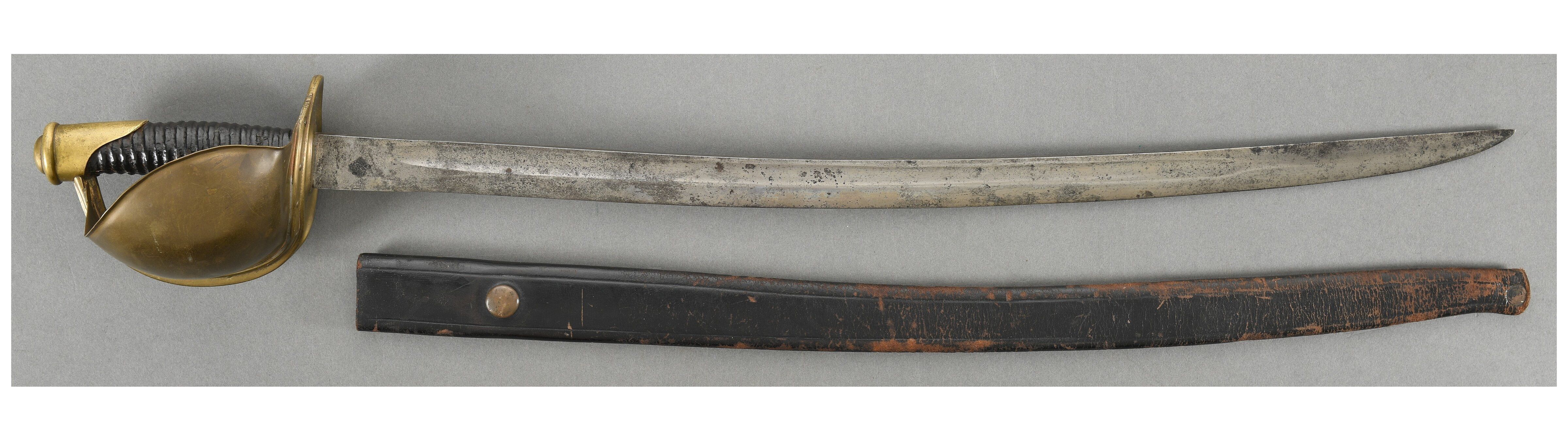 U.S. M1860 Naval Pattern Saber with Scabbard | Rock Island Auction