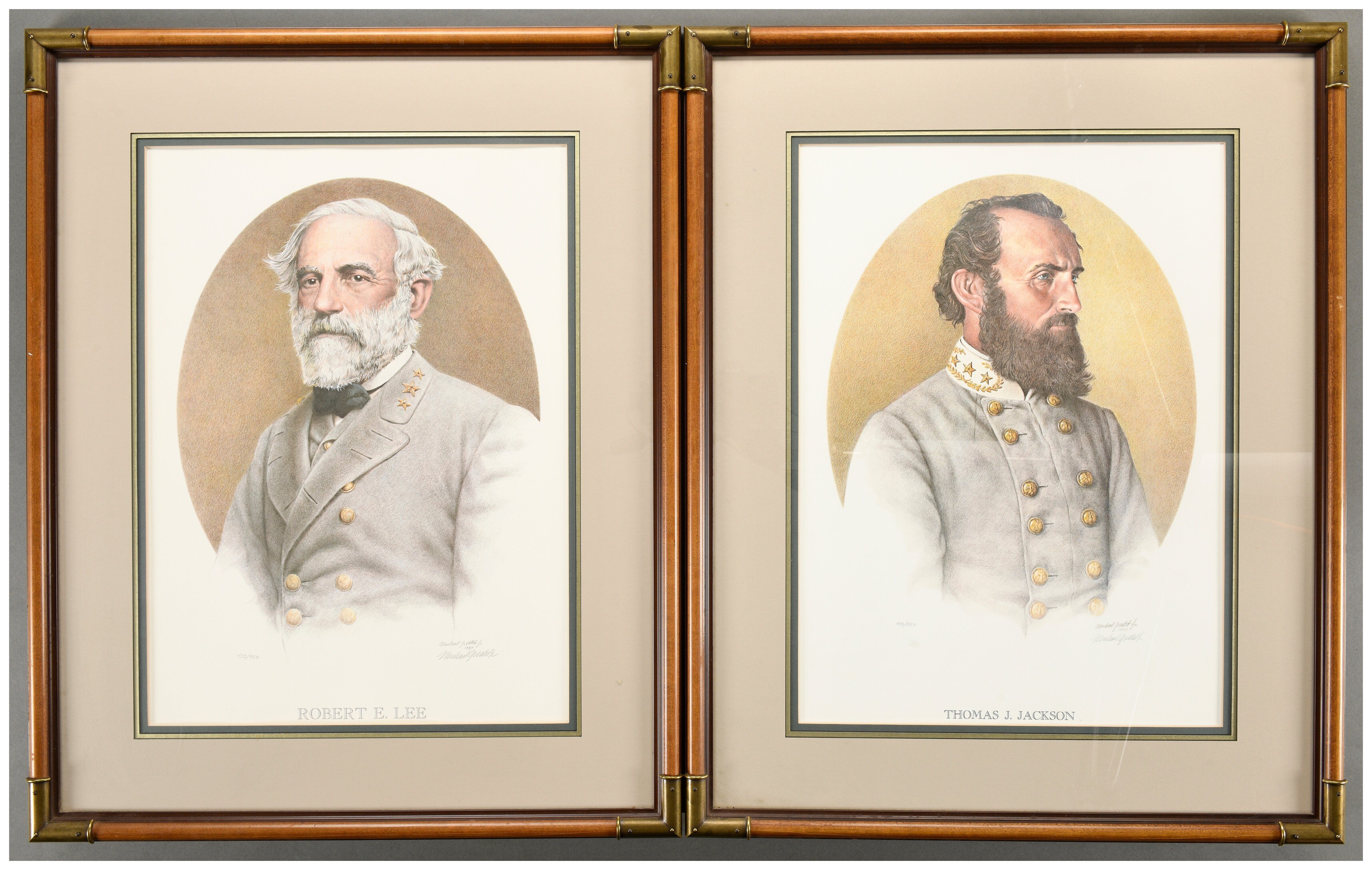 Two Framed Civil War Confederate General Prints | Rock Island Auction