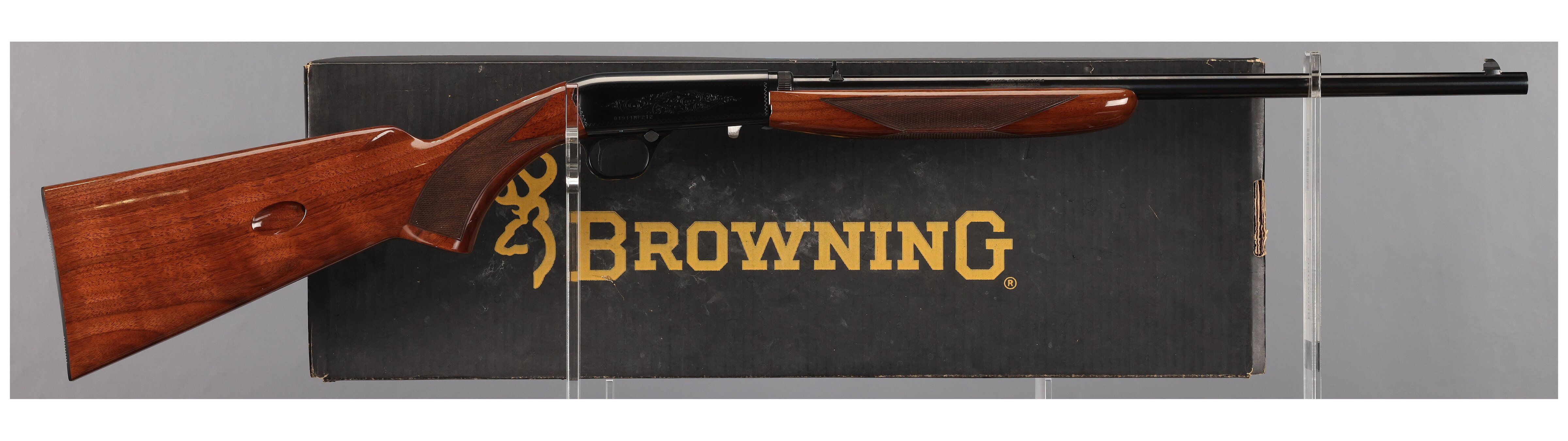 Browning Grade I .22 Semi-Automatic Rifle with Box | Rock Island Auction