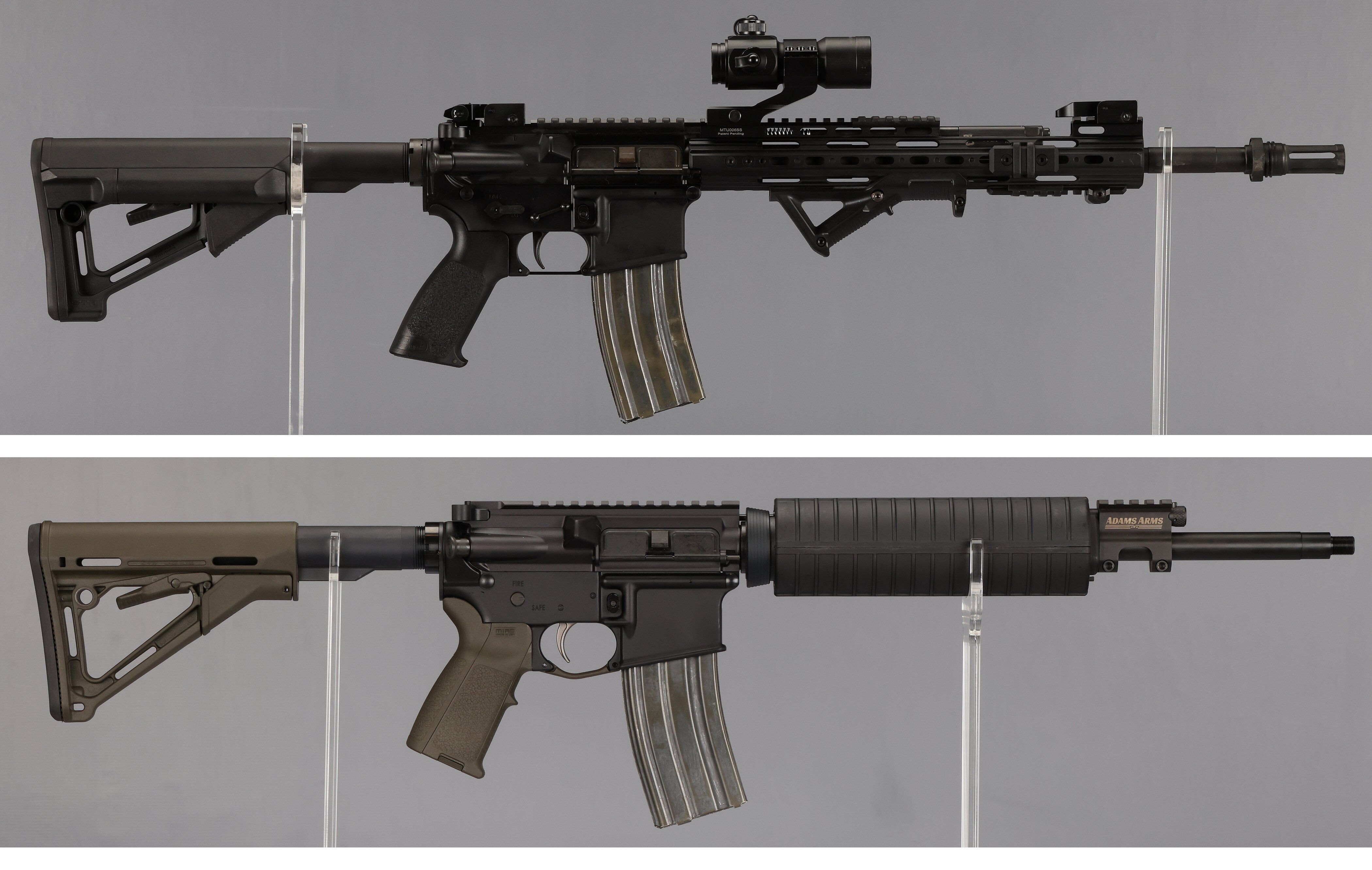 Two Semi-Automatic AR-15 Rifles | Rock Island Auction