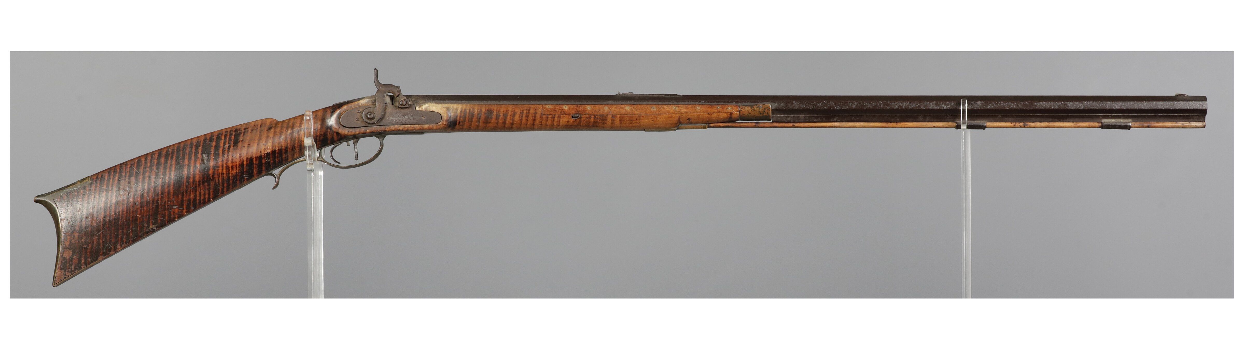 American Half-Stock Percussion Rifle | Rock Island Auction