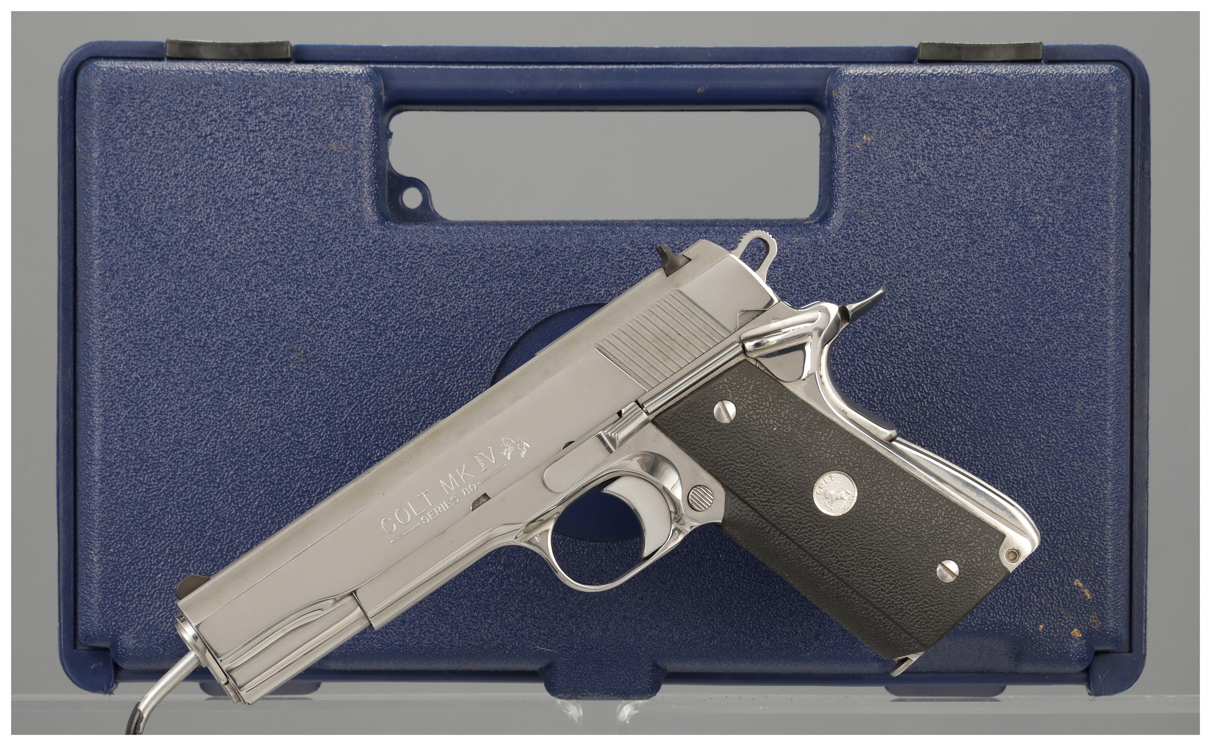 Colt MKIV Series 80 Government Model Pistol with Case | Rock Island Auction